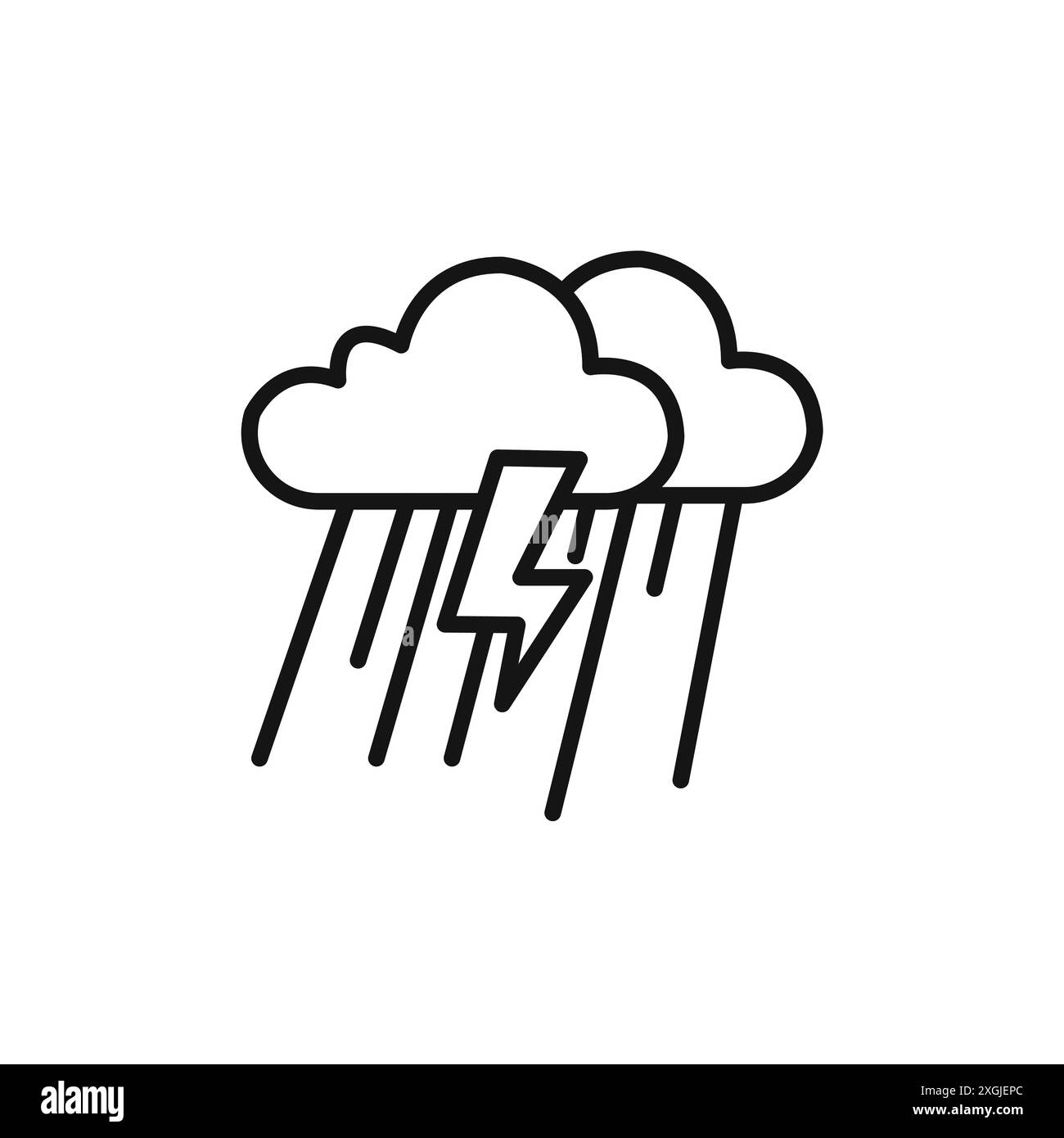 Rain icon vector logo set collection for web app ui Stock Vector Image ...