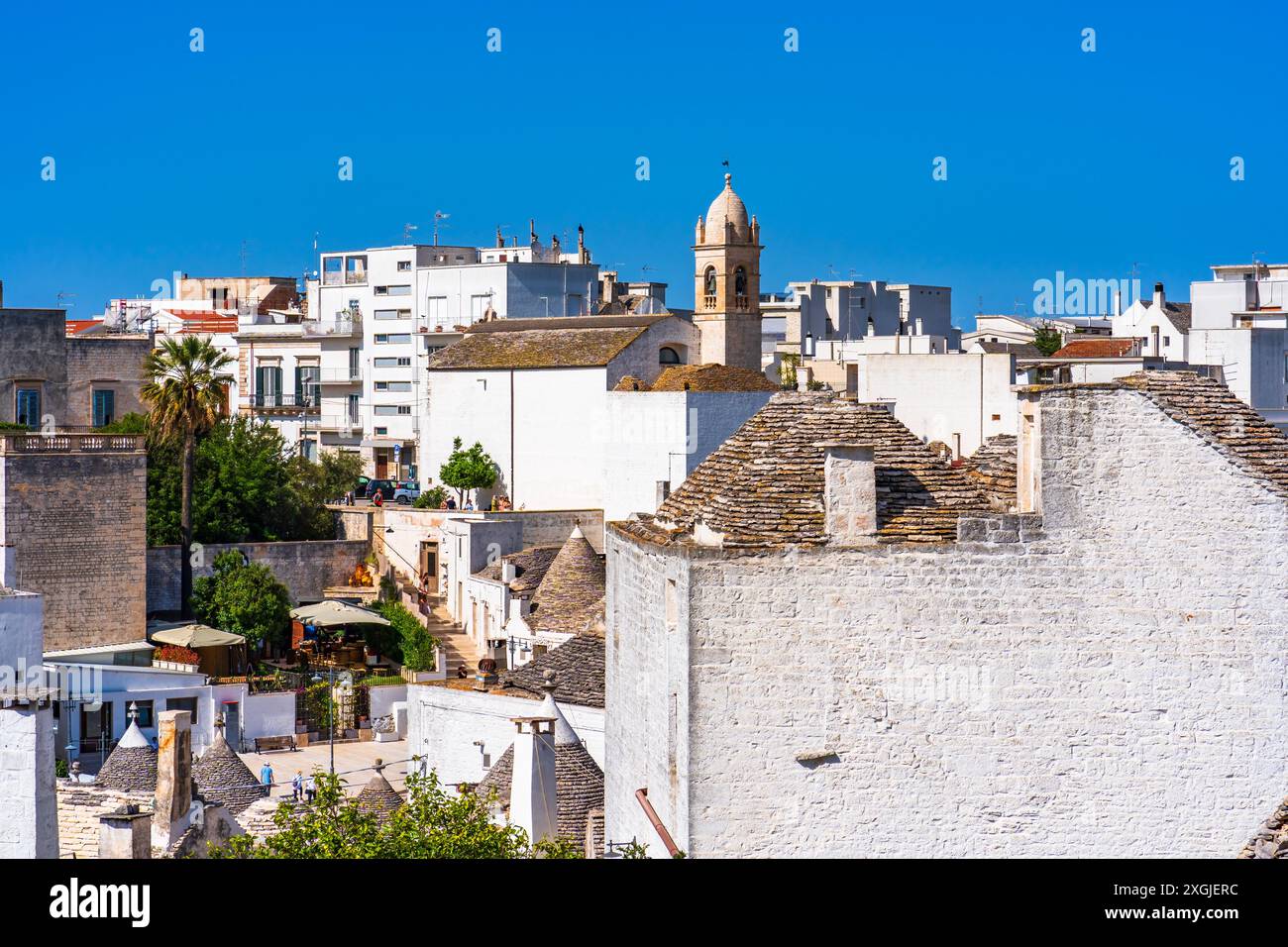 ALBEROBELLO, ITALY - MAY 17, 2024: View of Alberobello, a small Italian ...