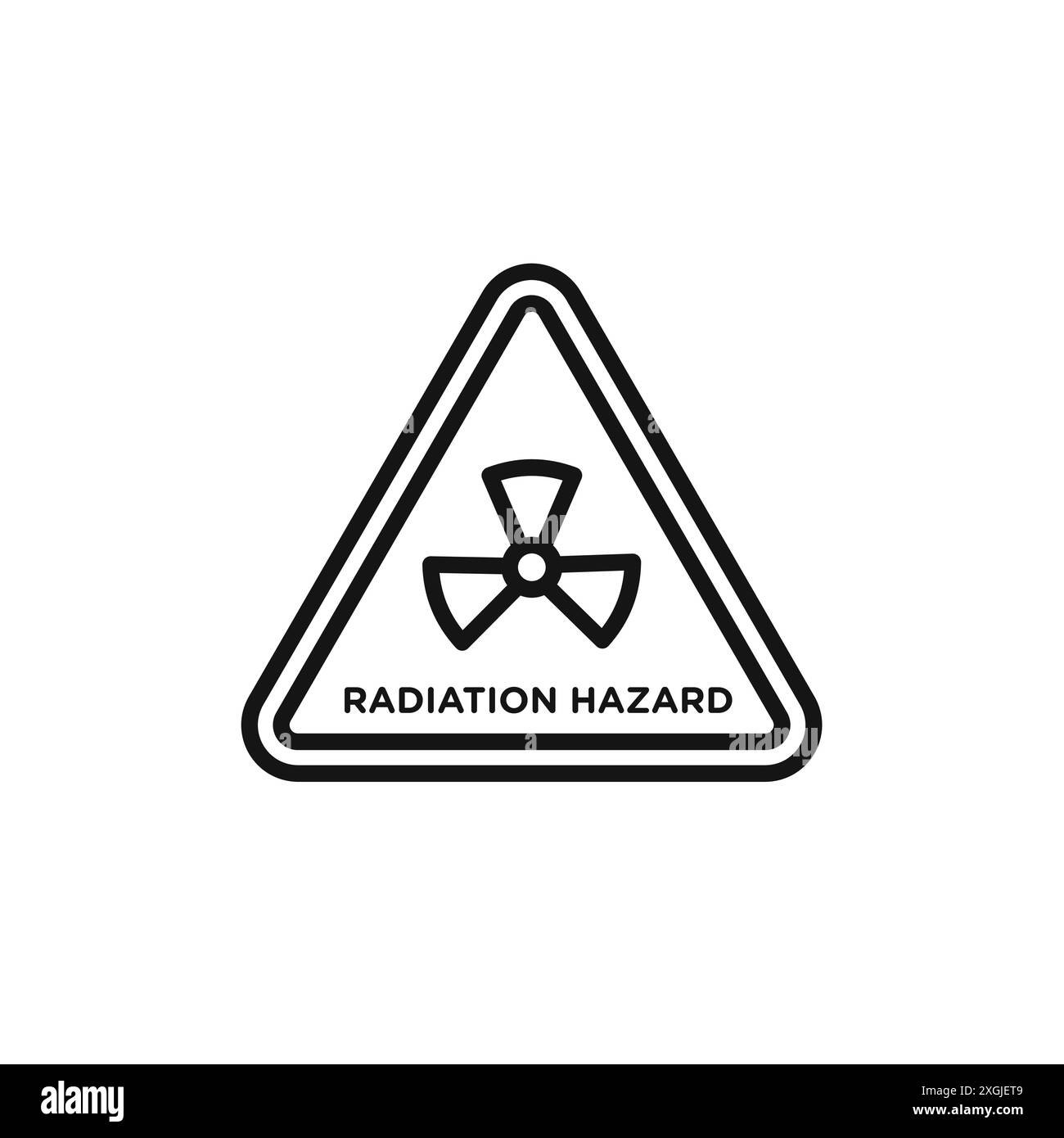Radiation Hazard Keep Out icon vector logo set collection for web app ...