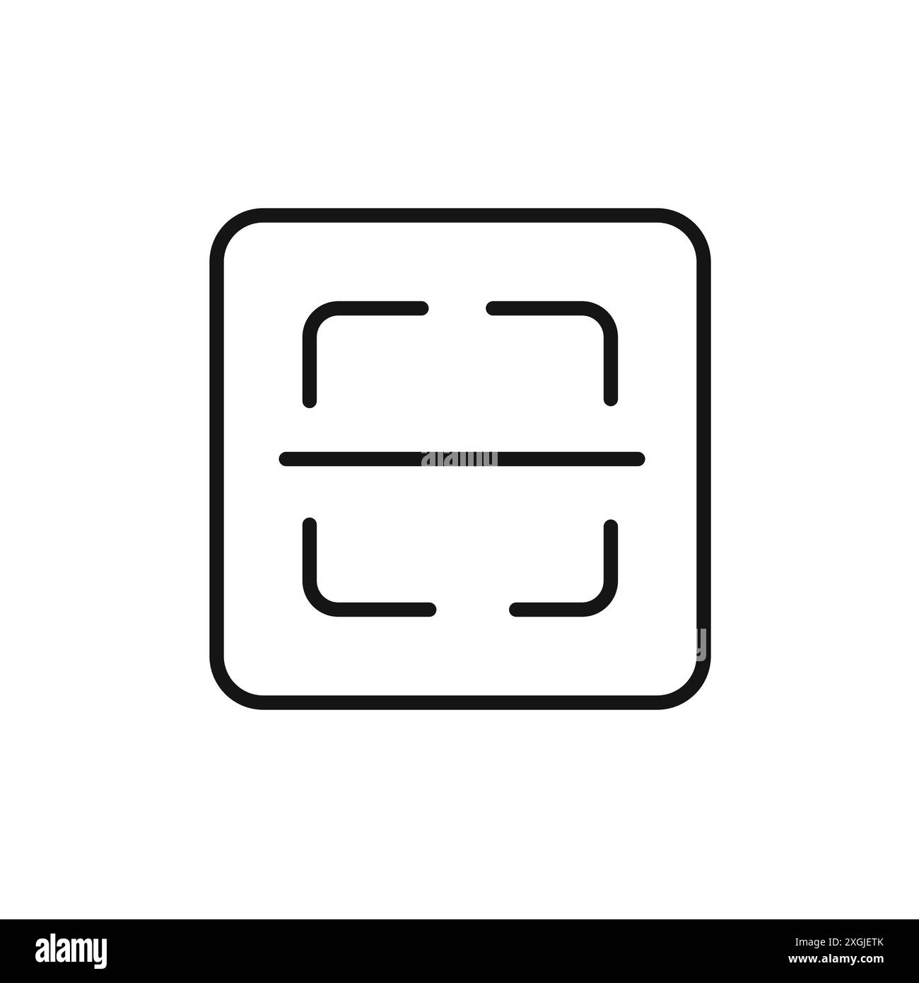 Scan Button Icon Vector Logo Set Collection For Web App Ui Stock Vector Image And Art Alamy
