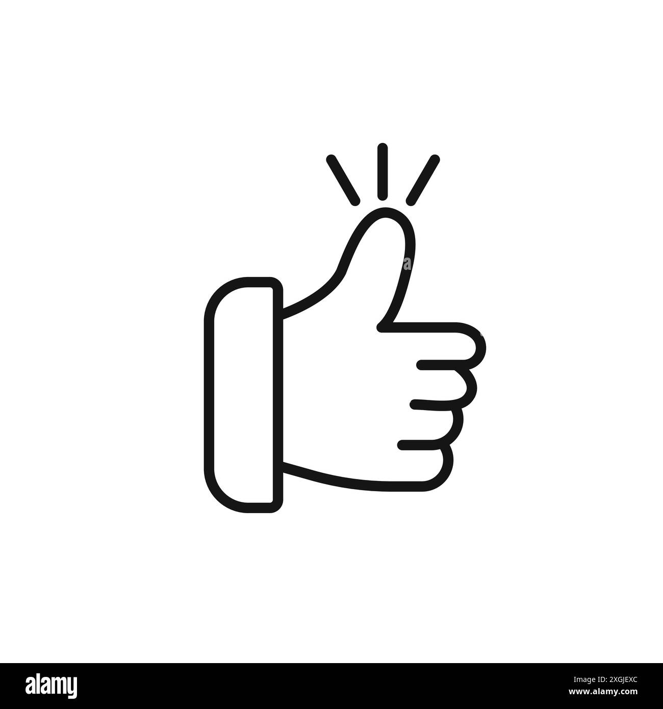 Thumbs Up icon vector logo set collection for web app ui Stock Vector ...