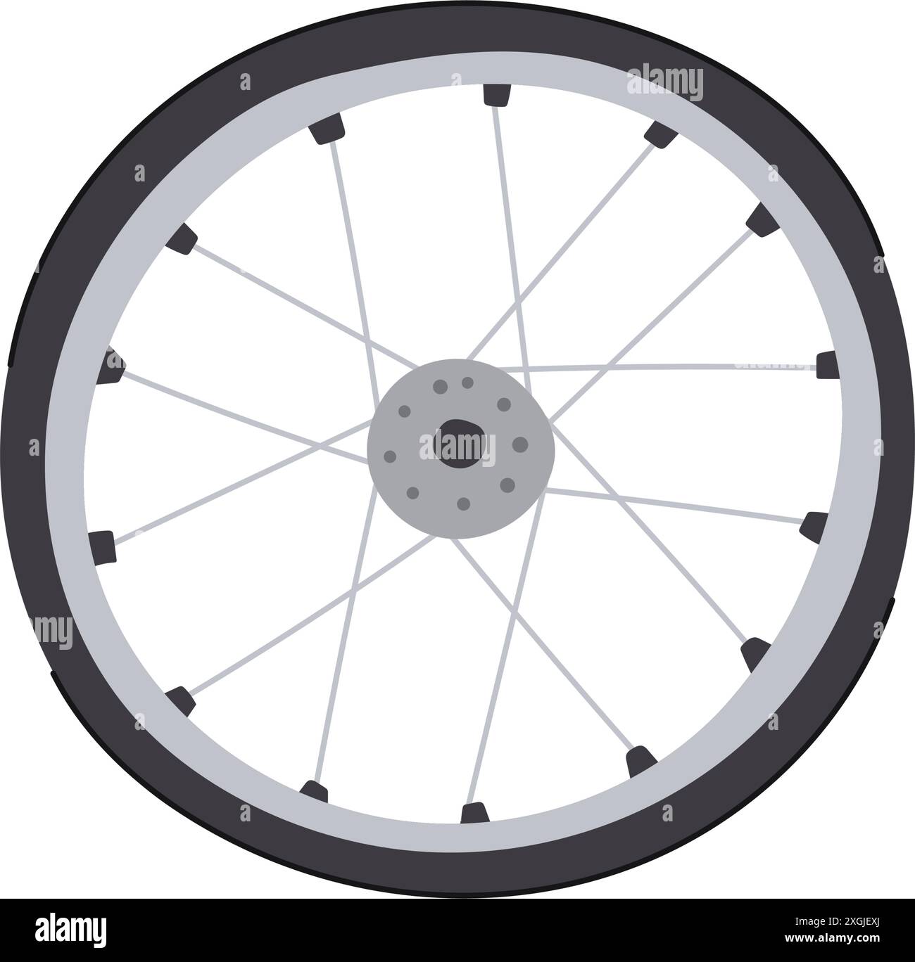 tire wheel bike cartoon vector illustration Stock Vector Image & Art ...