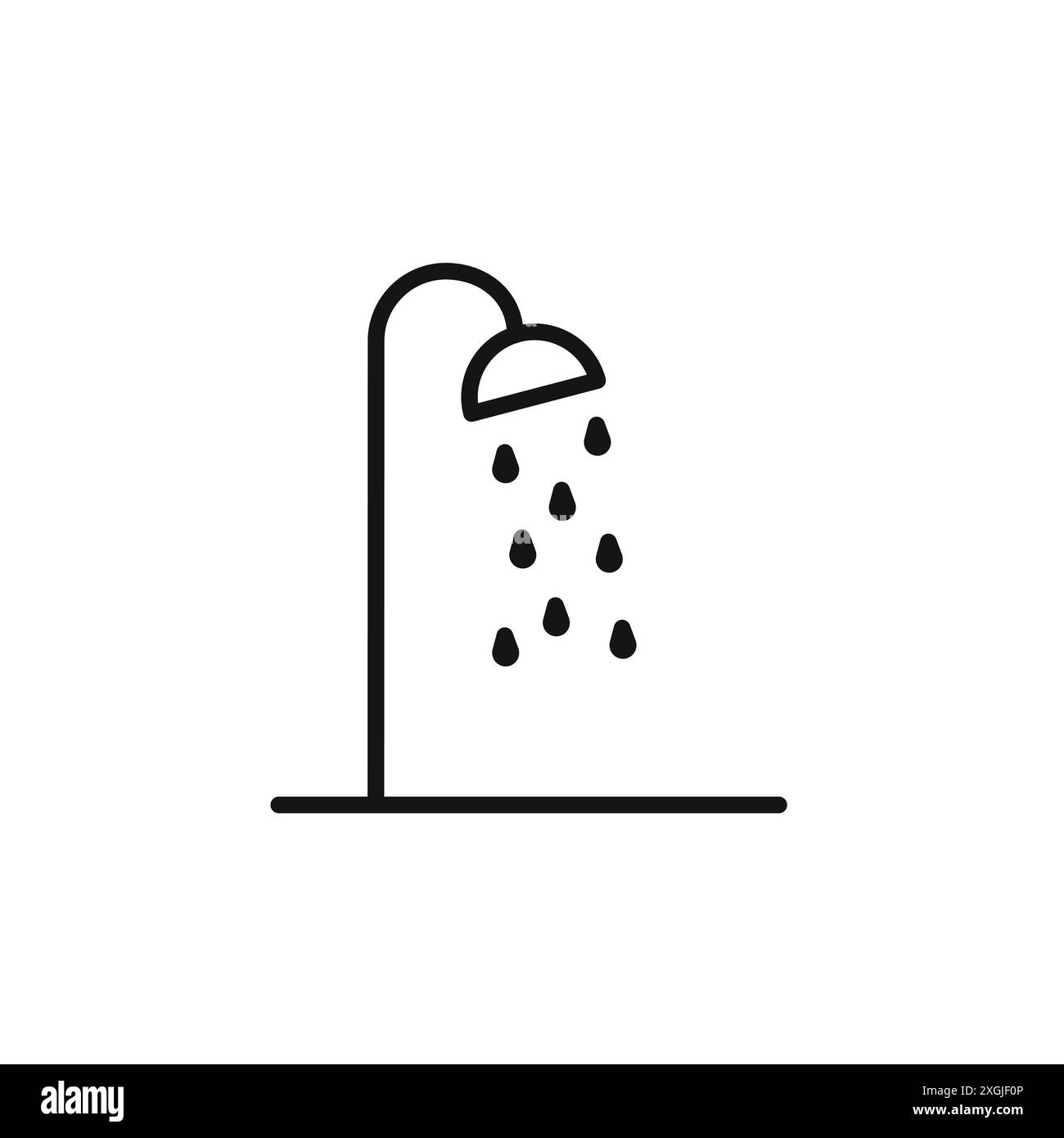 Shower icon vector logo set collection for web app ui Stock Vector ...