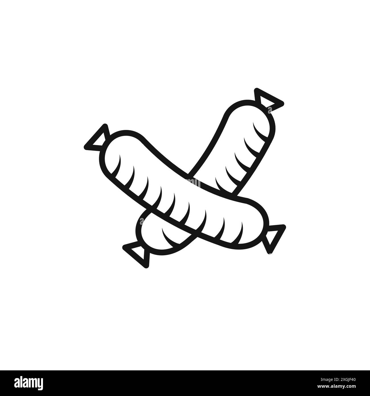 sausages icon vector logo set collection for web app ui Stock Vector ...