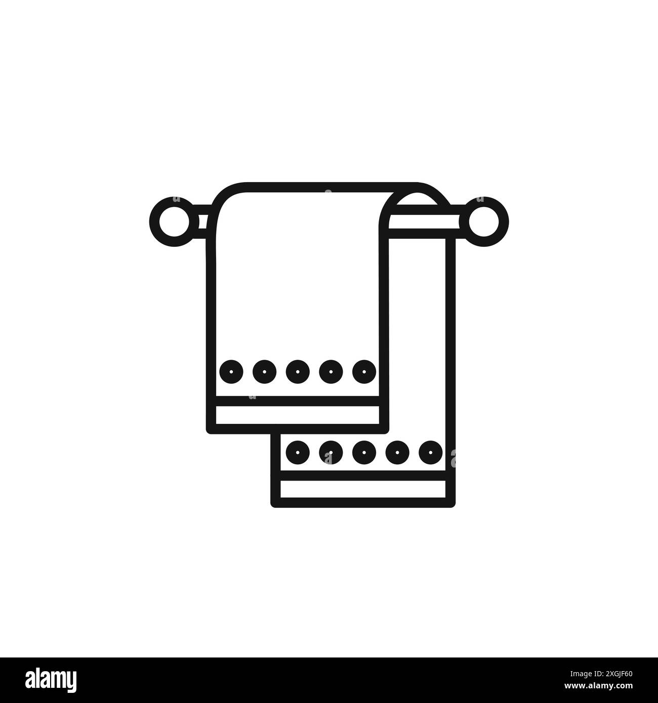 towel icon vector logo set collection for web app ui Stock Vector Image ...