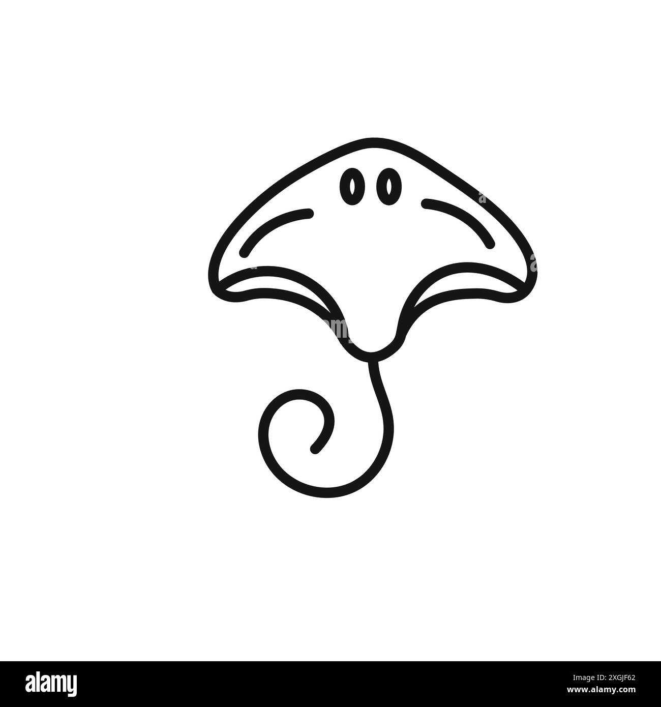 Stingray emblem Black and White Stock Photos & Images - Alamy