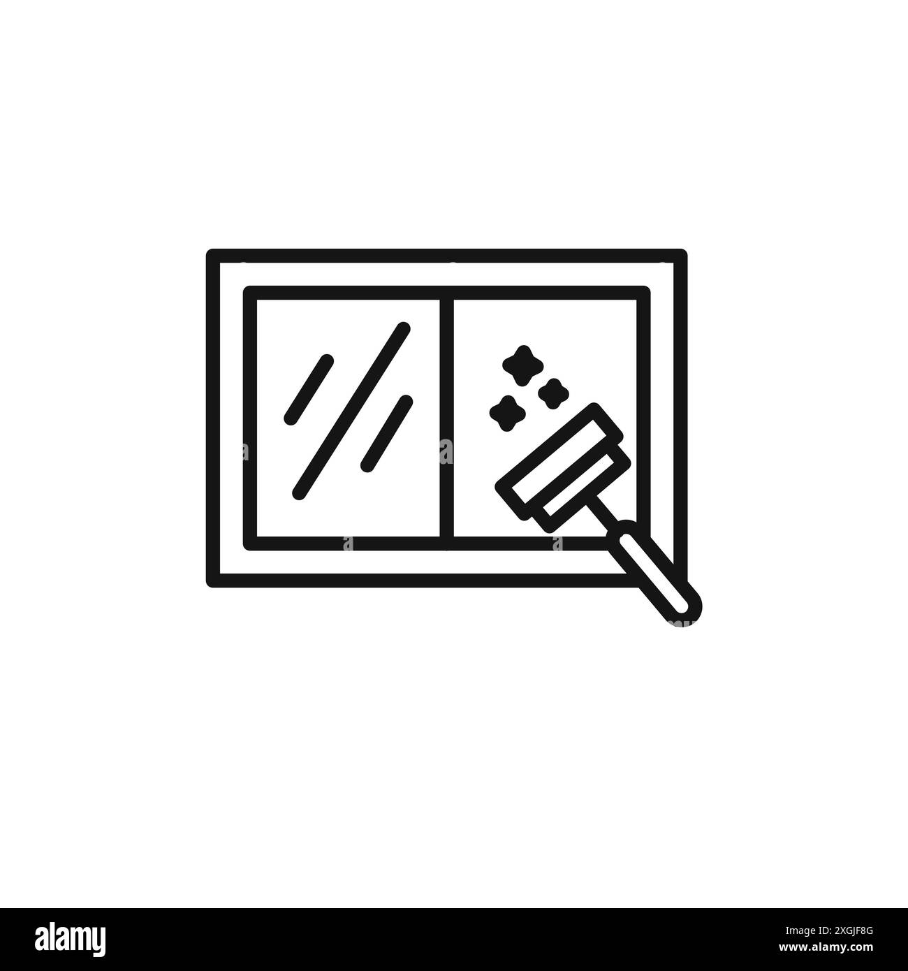 Windows cleaning icon vector logo set collection for web app ui Stock ...