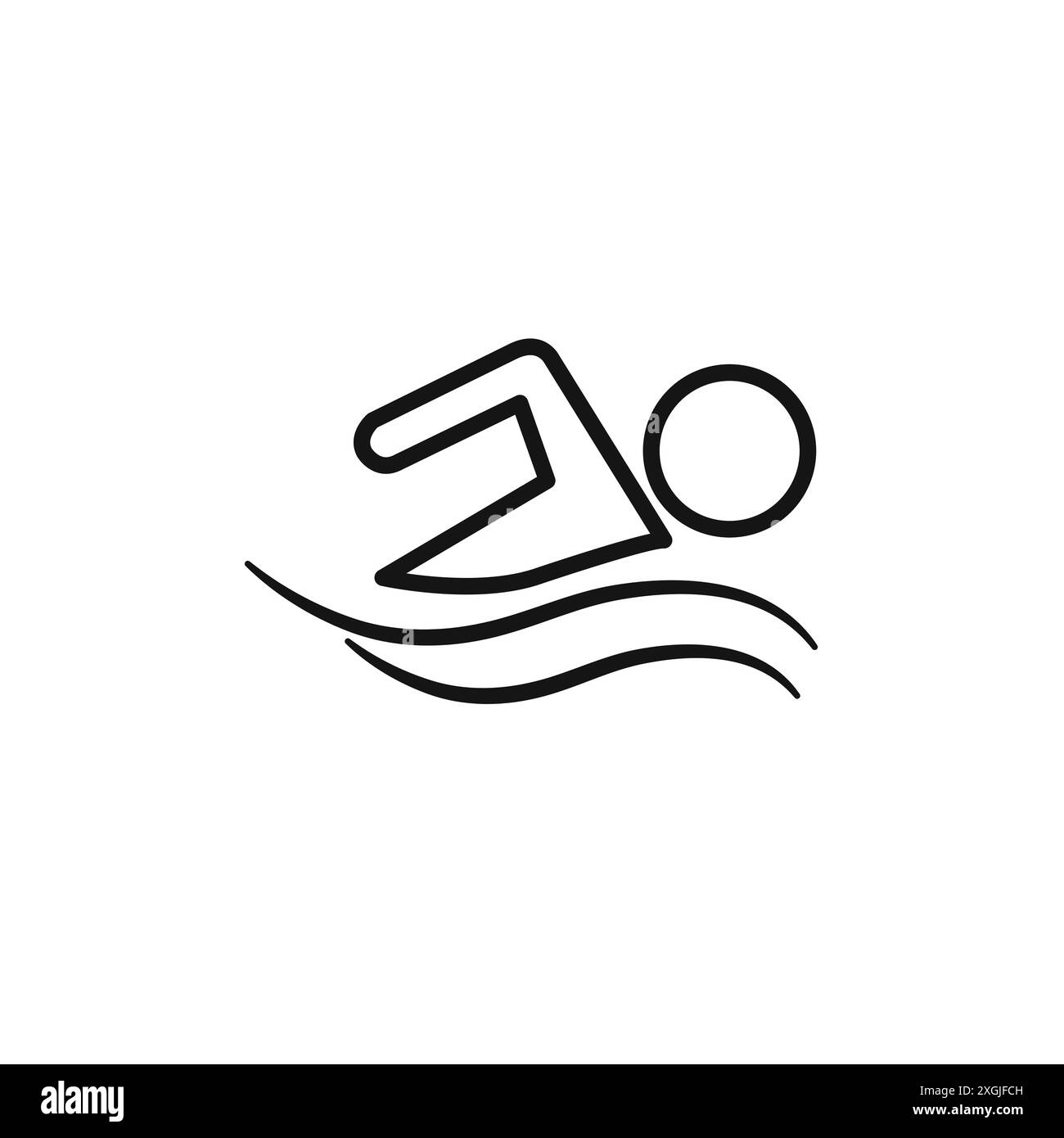 swimming icon vector logo set collection for web app ui Stock Vector ...