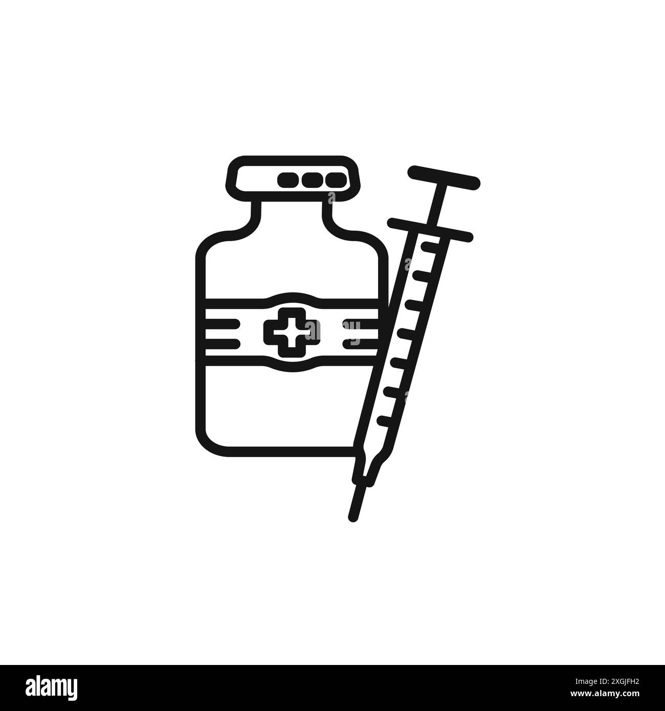 vial medical icon vector logo set collection for web app ui Stock ...