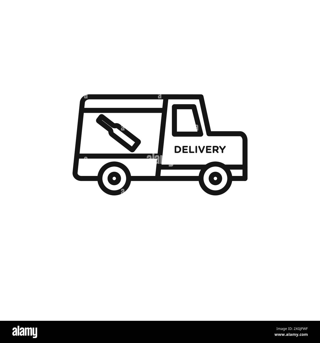 Wine delivery icon vector logo set collection for web app ui Stock ...