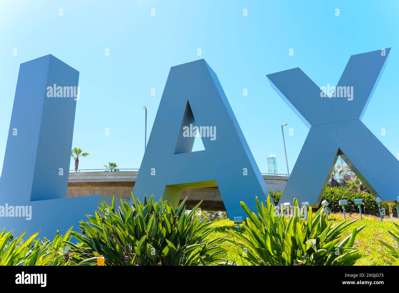 Los Angeles, California - April 8, 2024: Famous LAX sign, a symbol of ...