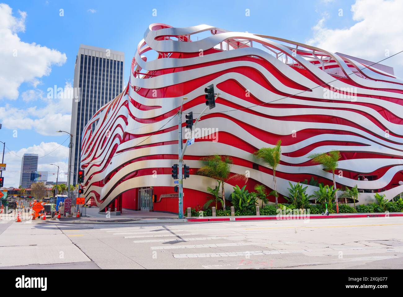 Los Angeles, California - April 4, 2024: Eye-catching facade of the ...