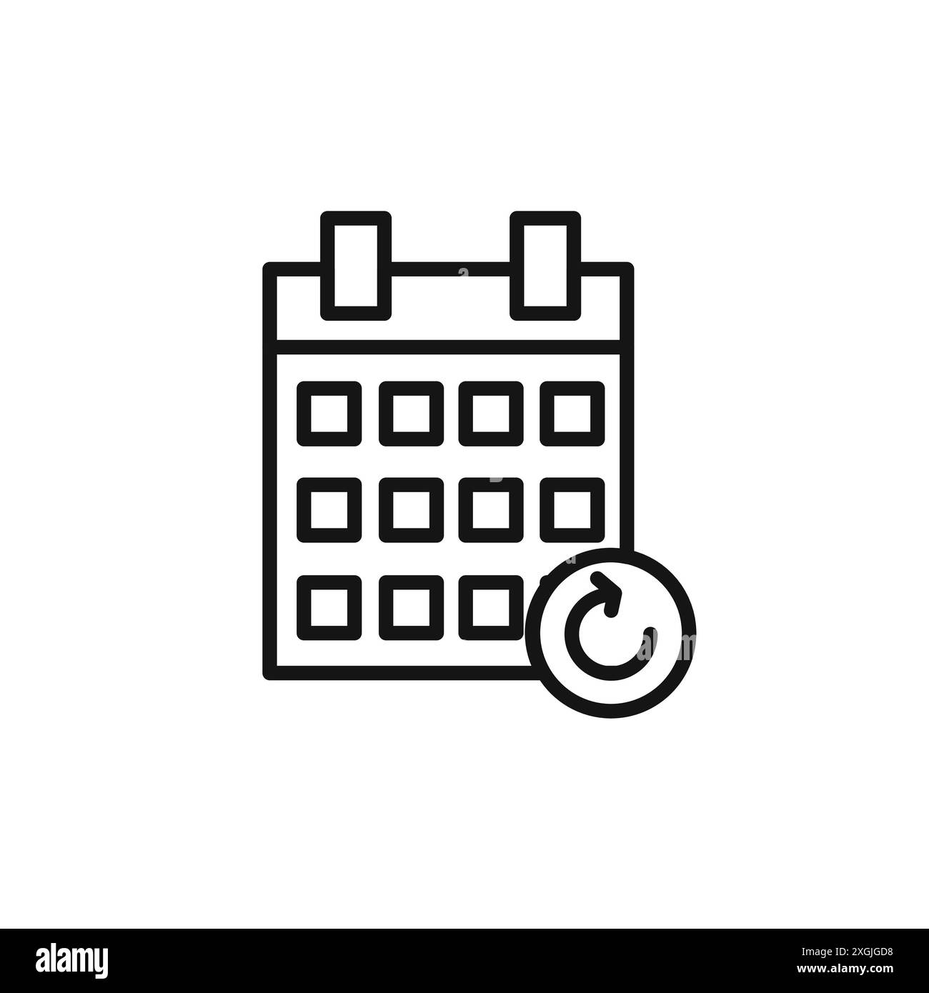 Update Calendar icon vector logo set collection for web app ui Stock Vector Image & Art - Alamy