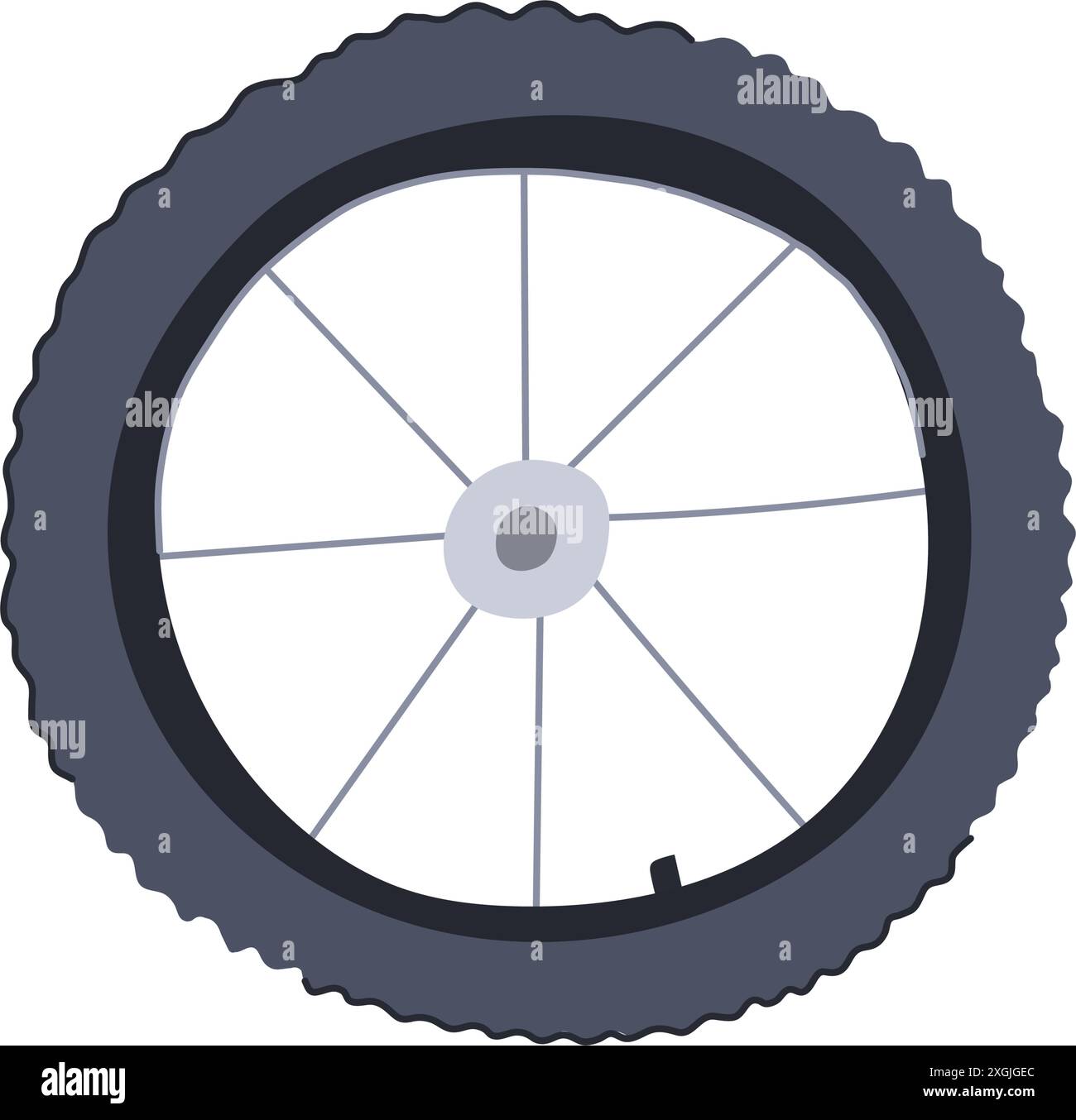 graphic wheel bike cartoon vector illustration Stock Vector Image & Art ...