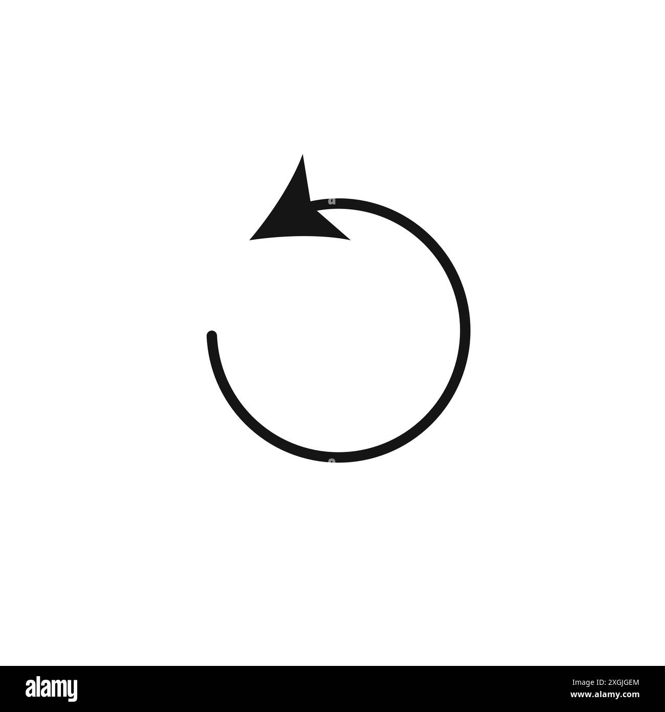 Undo arrow sign icon vector logo set collection for web app ui Stock ...