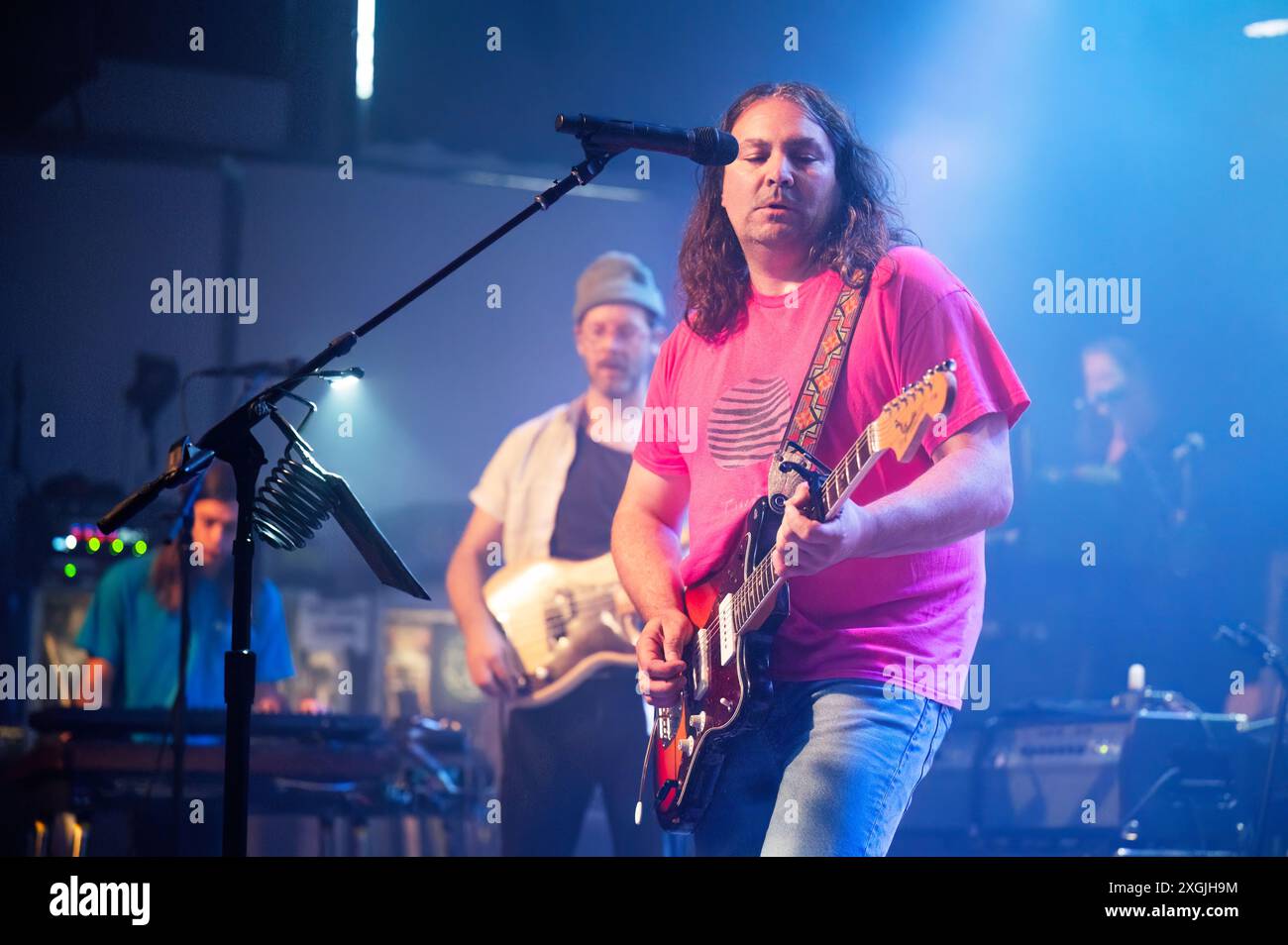 Manchester, UK. 08th July 2024. Adam Granduciel, David Hartley, Robbie ...