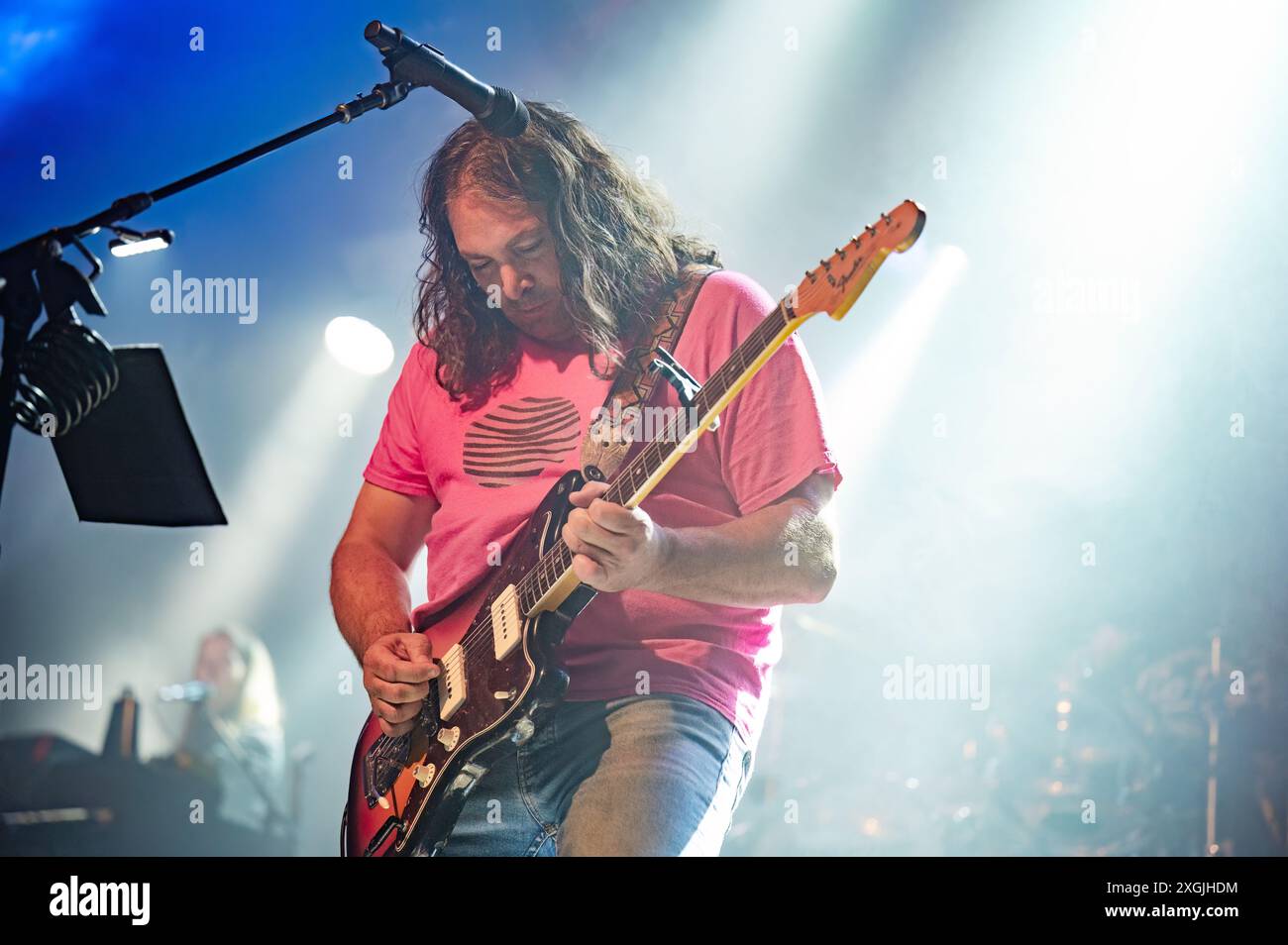 Manchester, UK. 08th July 2024. Adam Granduciel, David Hartley, Robbie ...