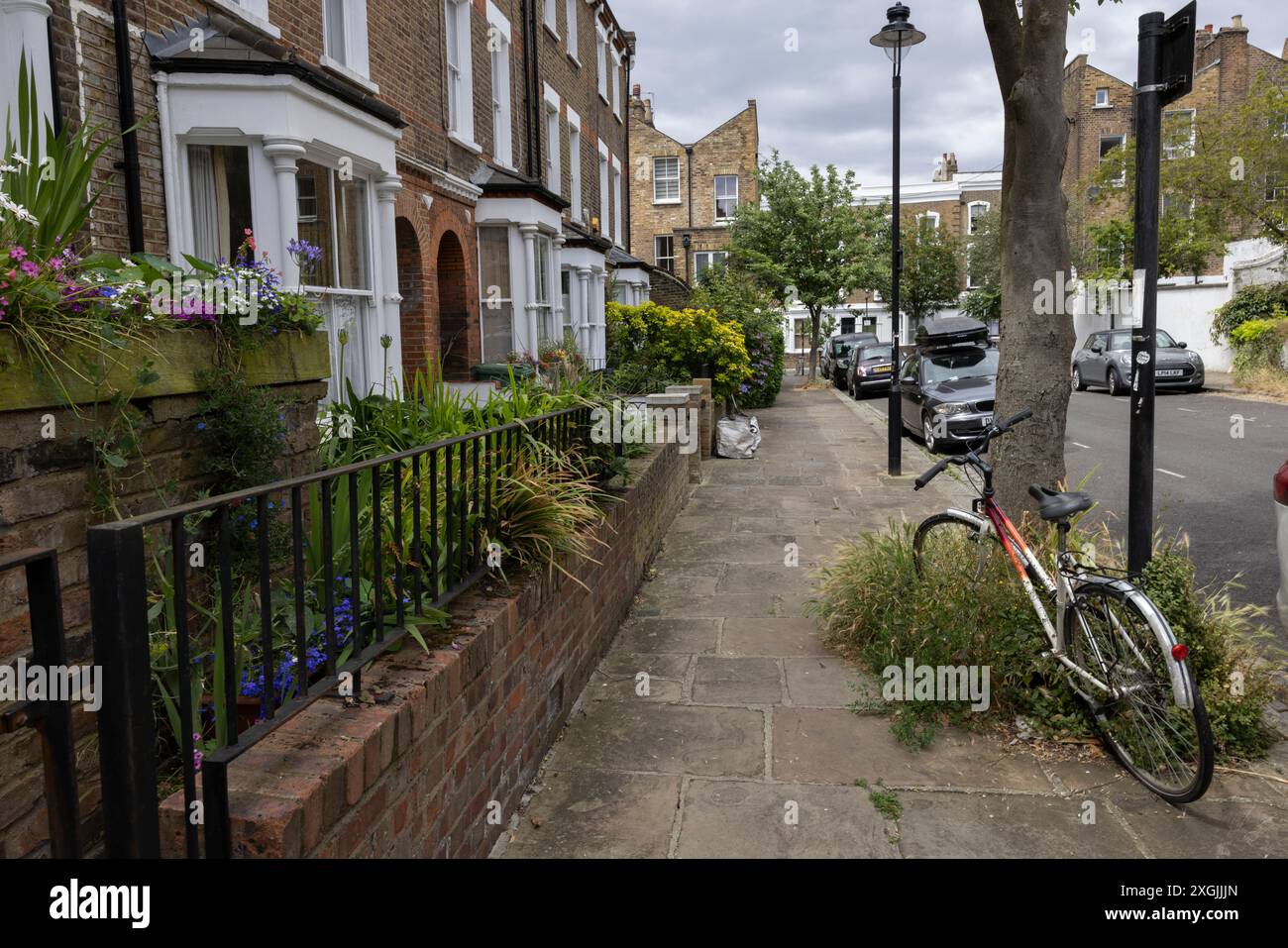 Countess Road NW5 in Kentish Town in North London, home of Labour Party ...