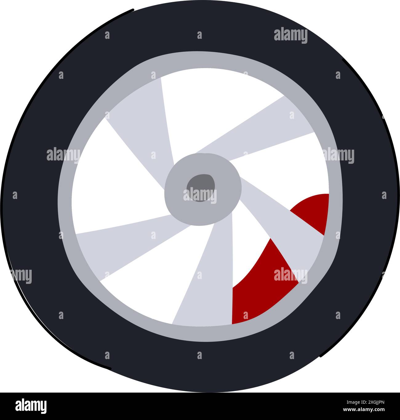 tire wheel car cartoon vector illustration Stock Vector Image & Art - Alamy