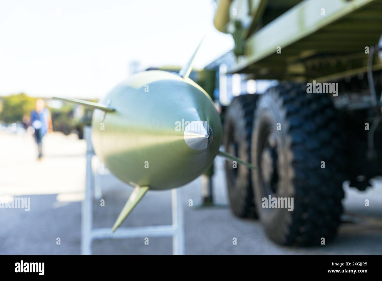 Tactical ballistic surface-to-surface rocket Stock Photo - Alamy
