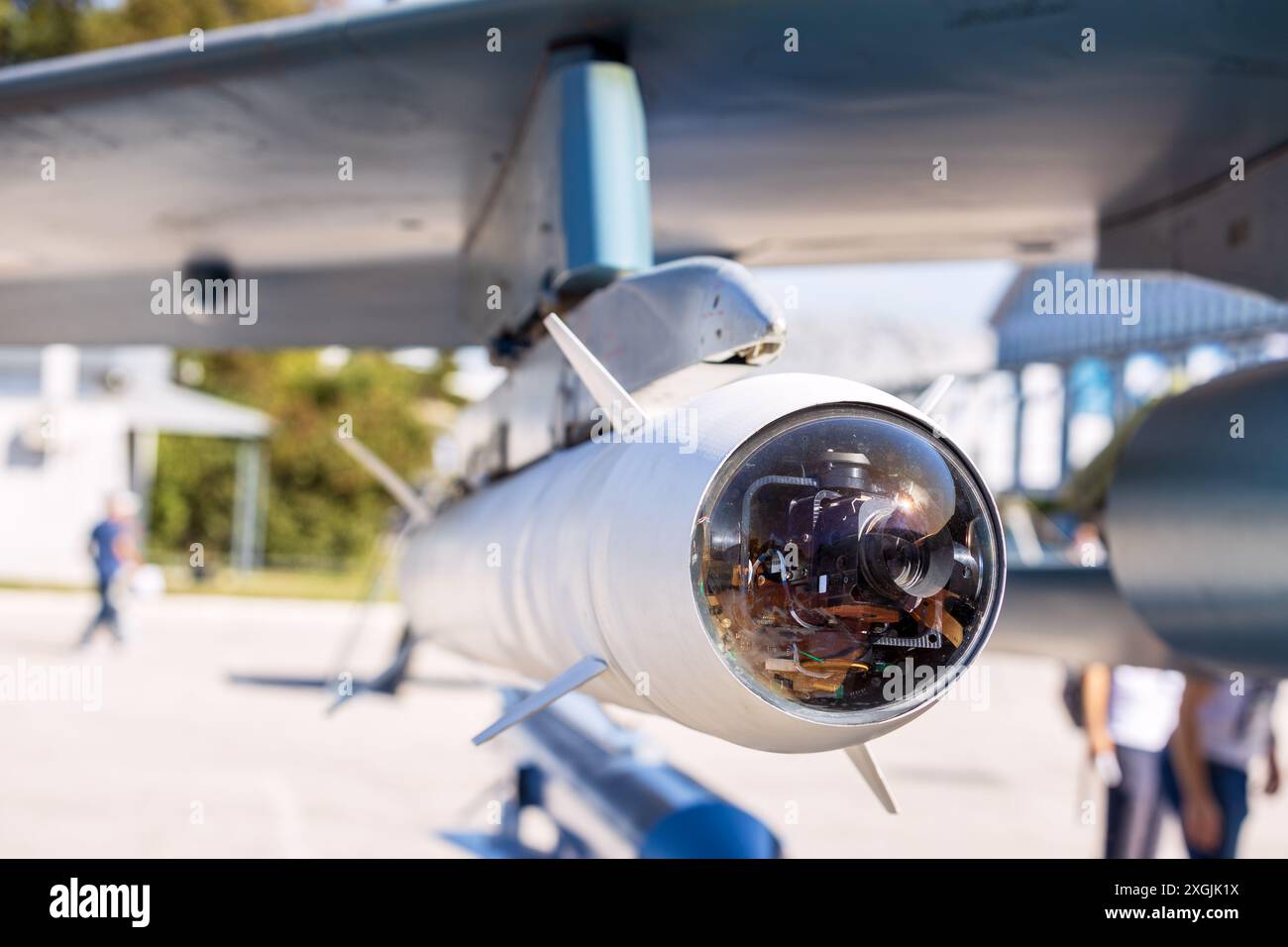 Air to surface guided missile with TV or optical guidance Stock Photo ...