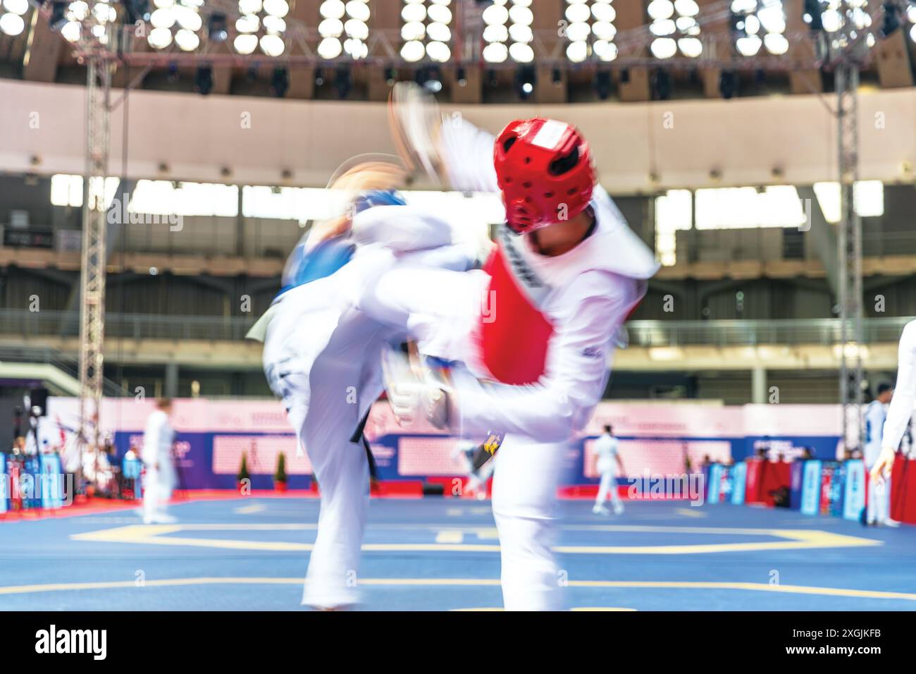 Striking combat sports hi-res stock photography and images - Alamy