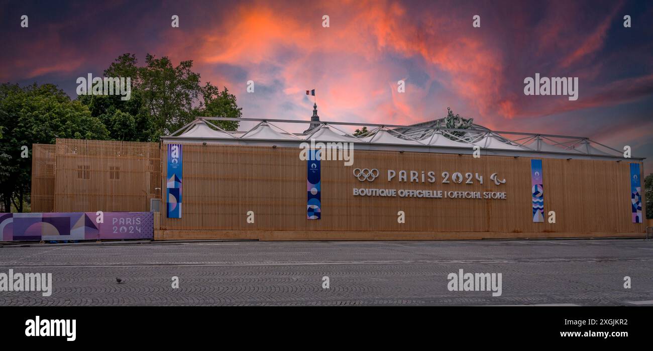 Paris, France - 07 06 2024: Olympic Games Paris 2024. View of Place the ...