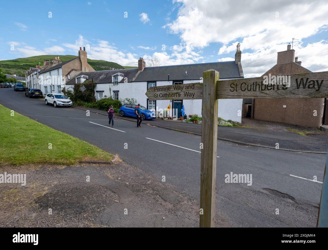 Kirk yetholm village centre hi-res stock photography and images - Alamy