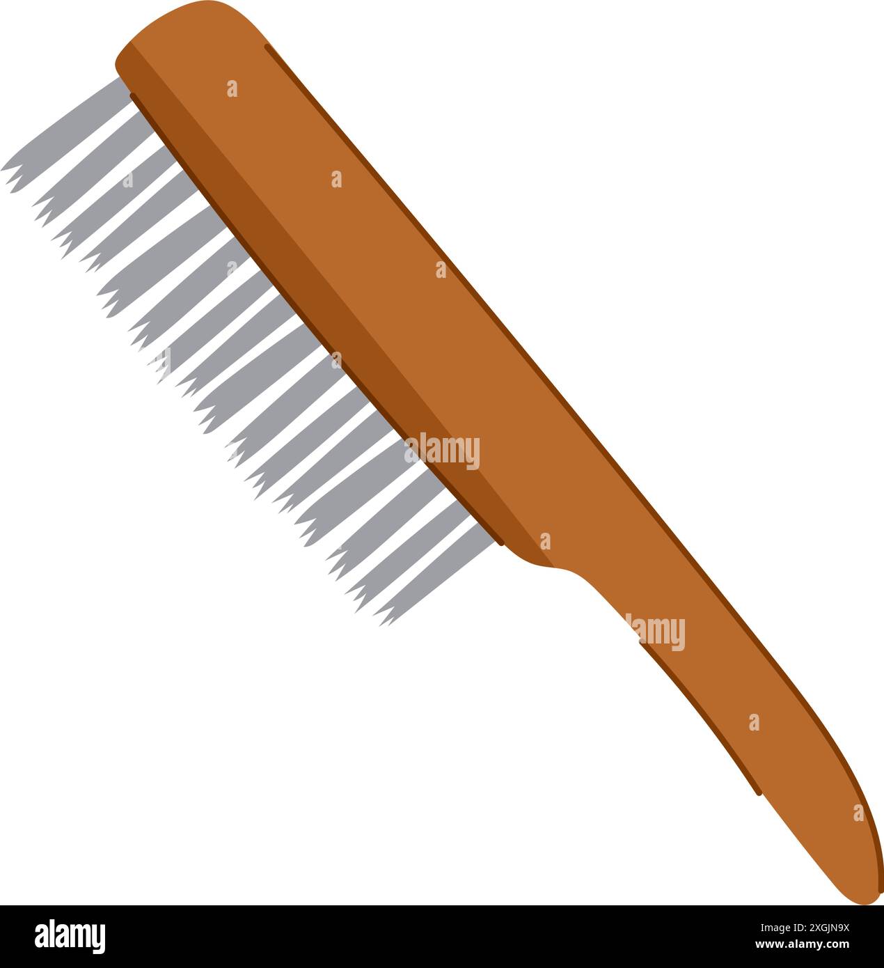 paint wire brush cartoon vector illustration Stock Vector Image & Art ...