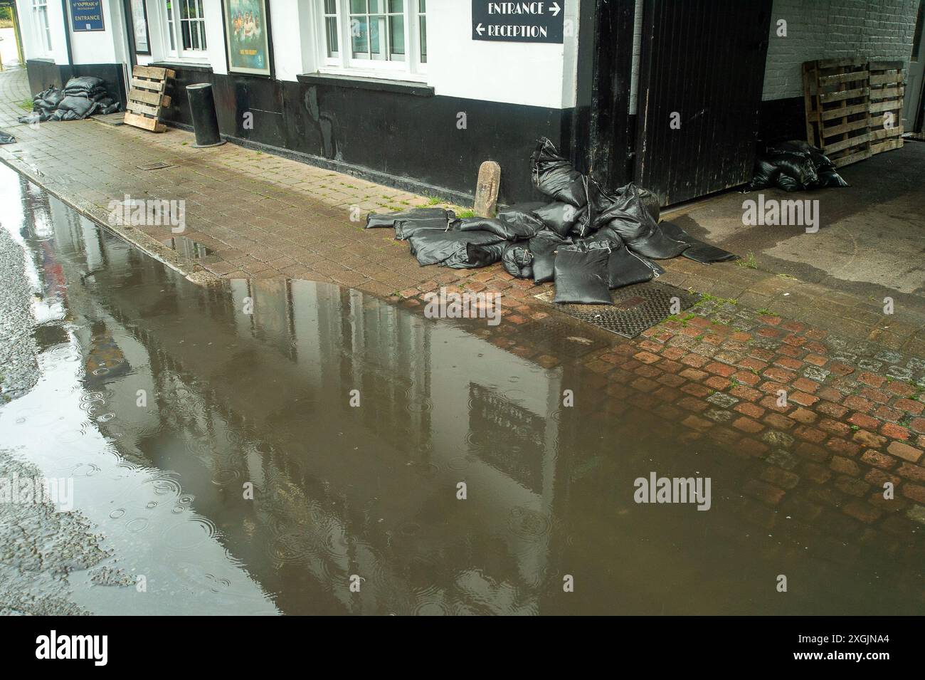 Chalfont St Peter, UK. 9th July, 2024 Following flooding again in the ...