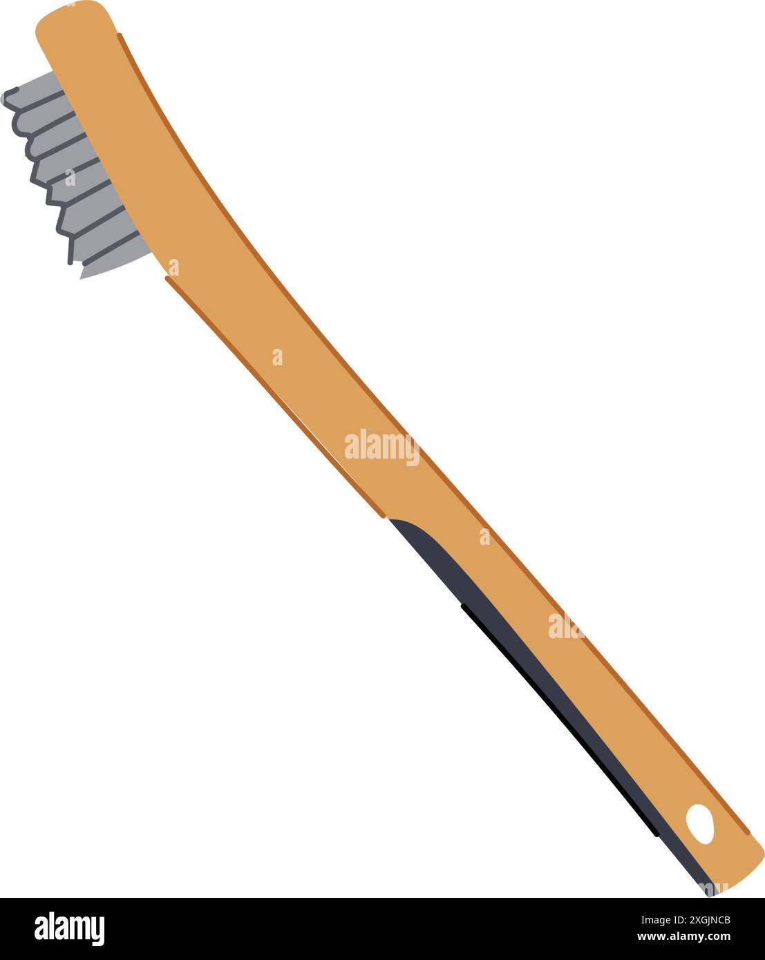 metal wire brush cartoon vector illustration Stock Vector Image & Art ...