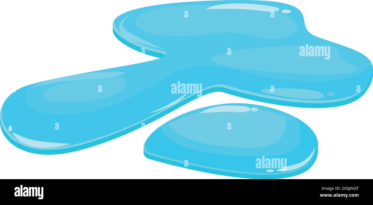 Blue liquid puddle spreading on the floor hi-res stock photography and ...