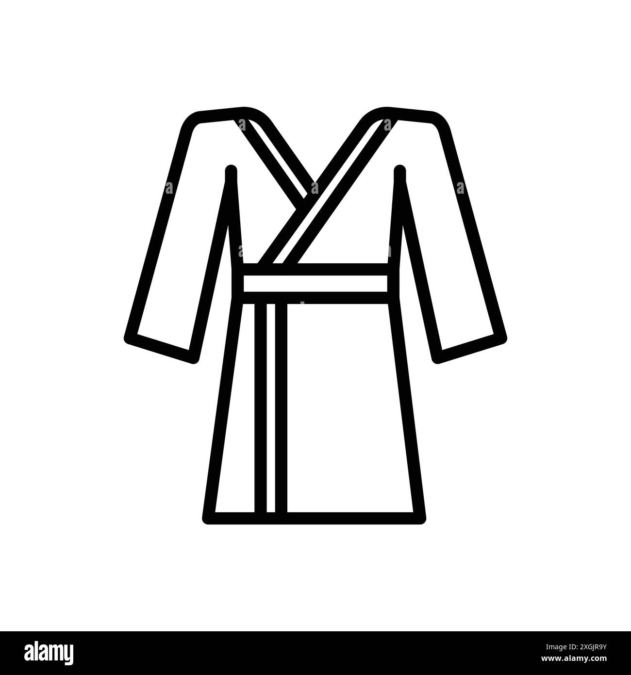 Bathrobe icon vector logo set collection for web app ui Stock Vector Image & Art - Alamy