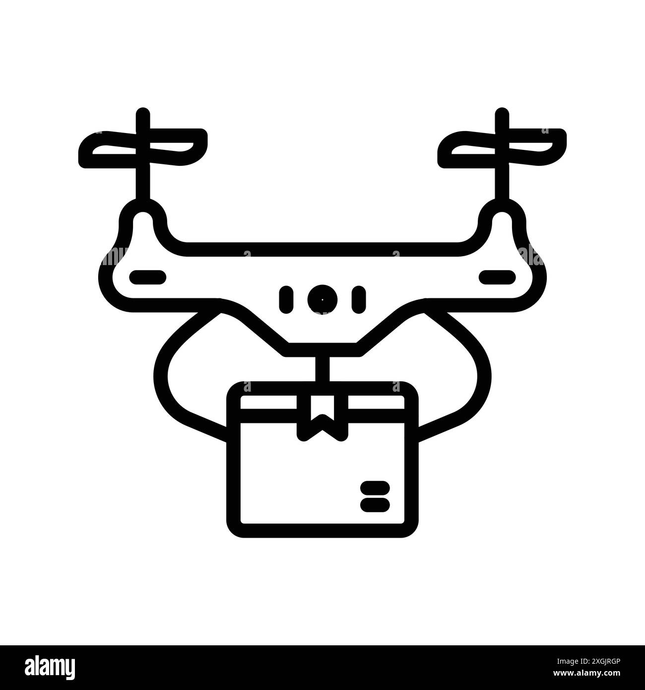 drone delivery icon vector logo set collection for web app ui Stock Vector Image & Art - Alamy