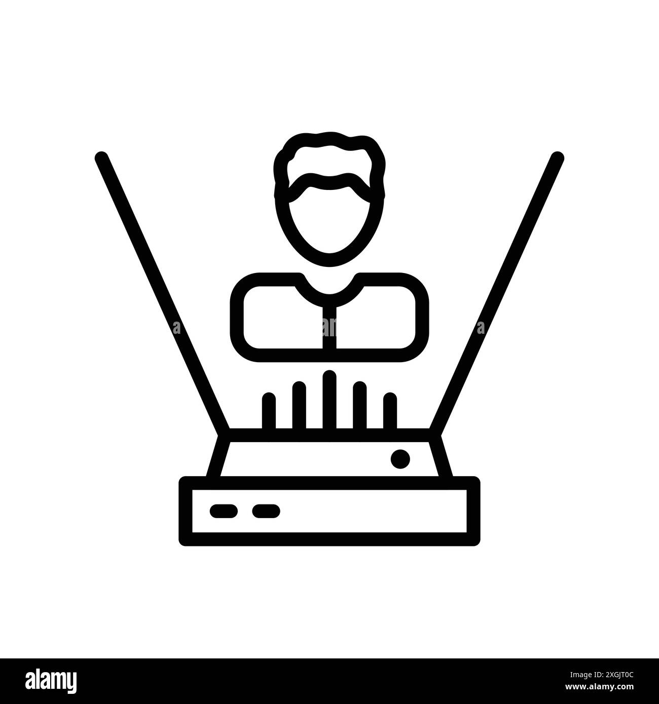 Holographic Display Icon Vector Logo Set Collection For Web App Ui