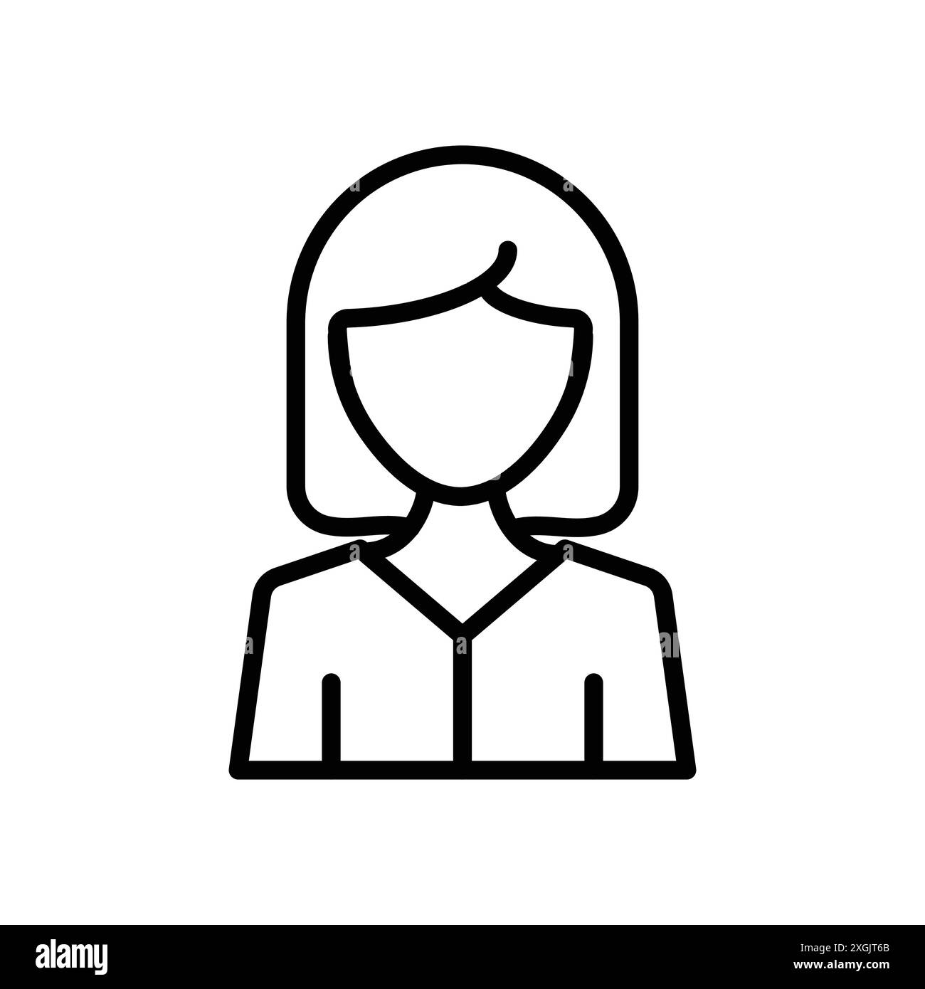 Business women icon vector logo set collection for web app ui Stock Vector Image & Art - Alamy