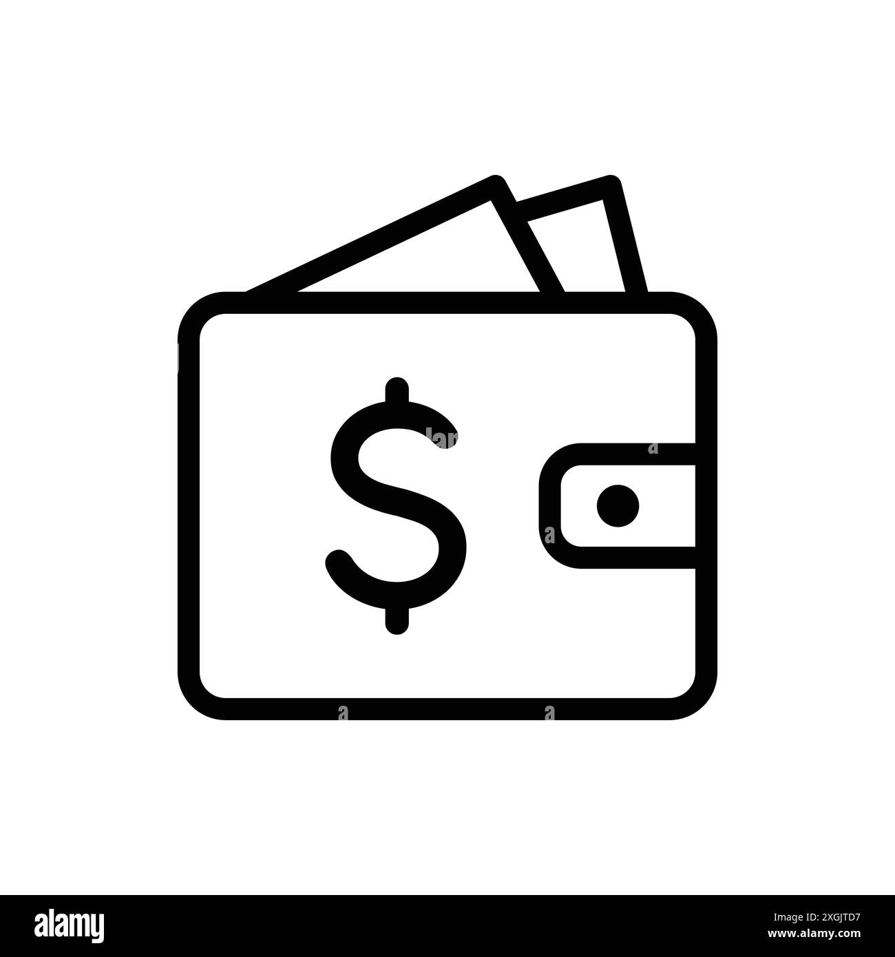 Dollar wallet icon vector logo set collection for web app ui Stock ...