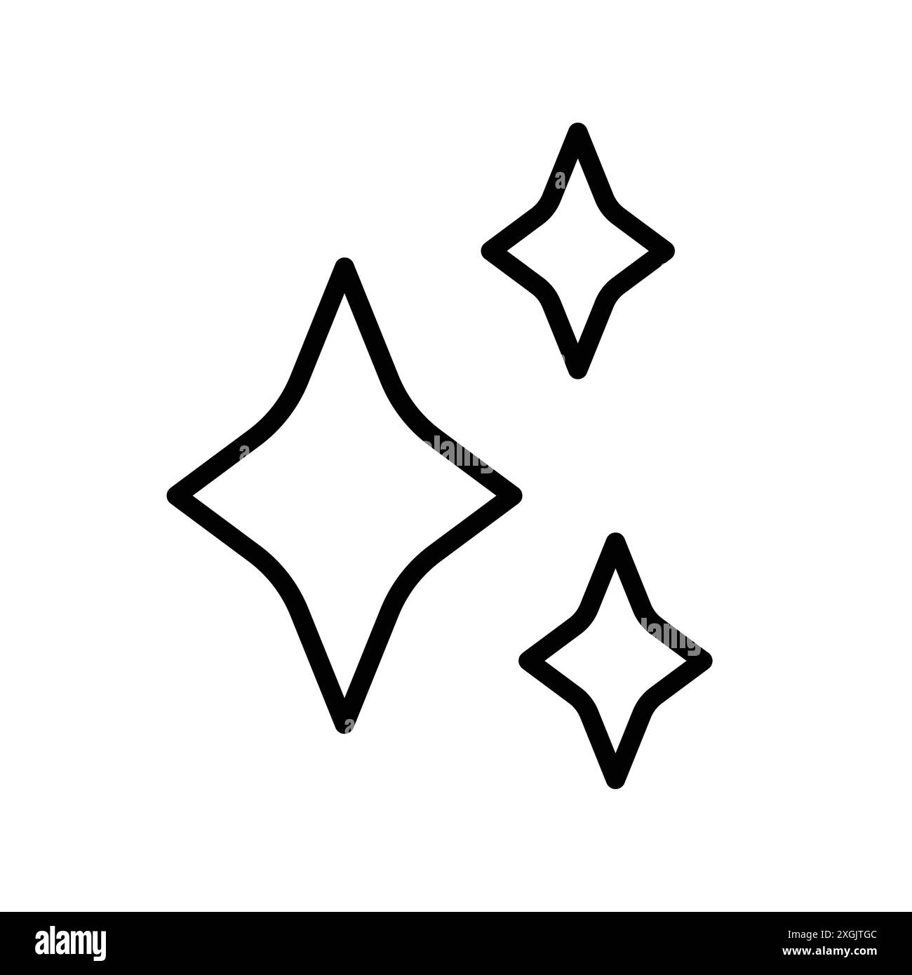 Clean shine star icon vector logo set collection for web app ui Stock Vector Image & Art - Alamy