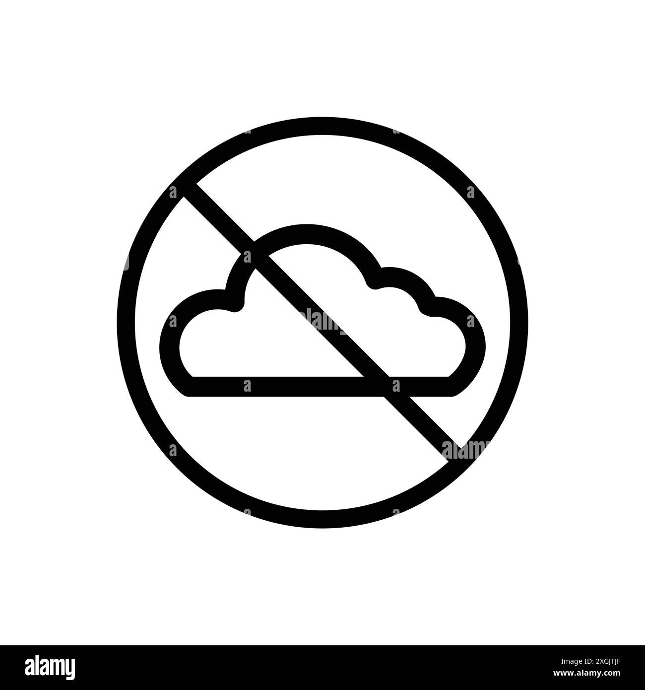 cloud sync disable icon vector logo set collection for web app ui Stock Vector Image & Art - Alamy