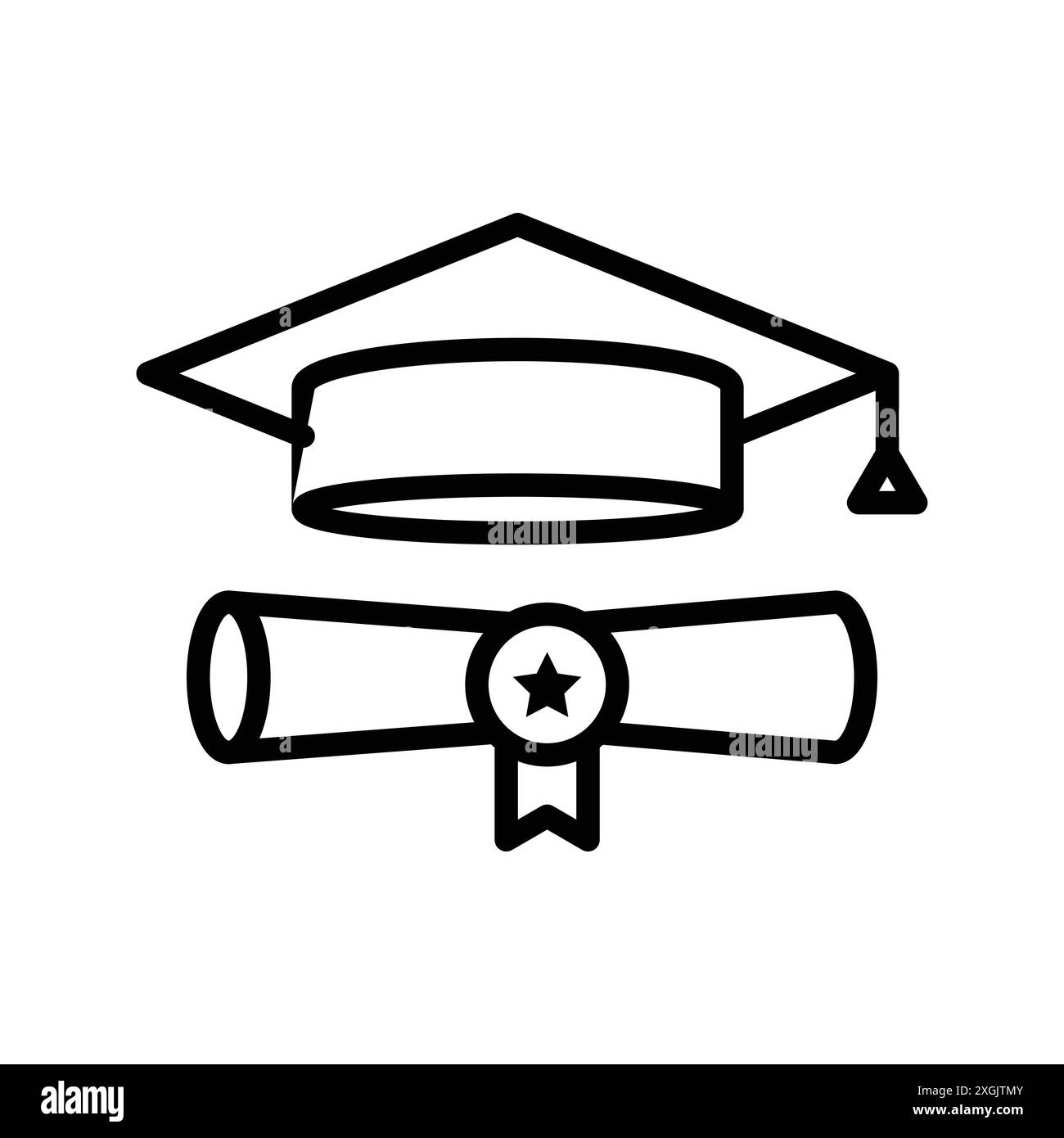 Graduation ceremony icon vector logo set collection for web app ui ...