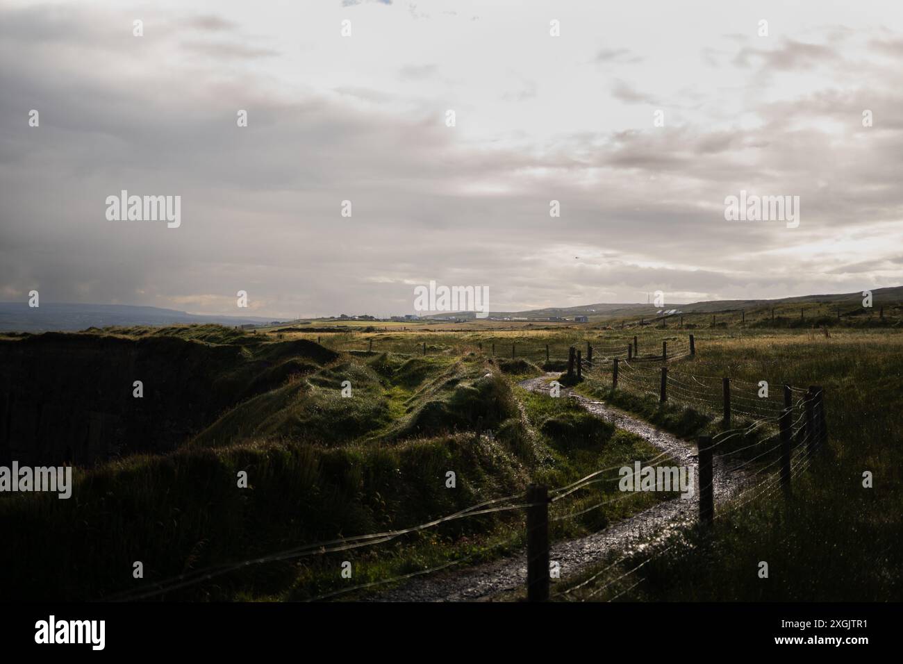 Nature path in Ireland Stock Photo - Alamy