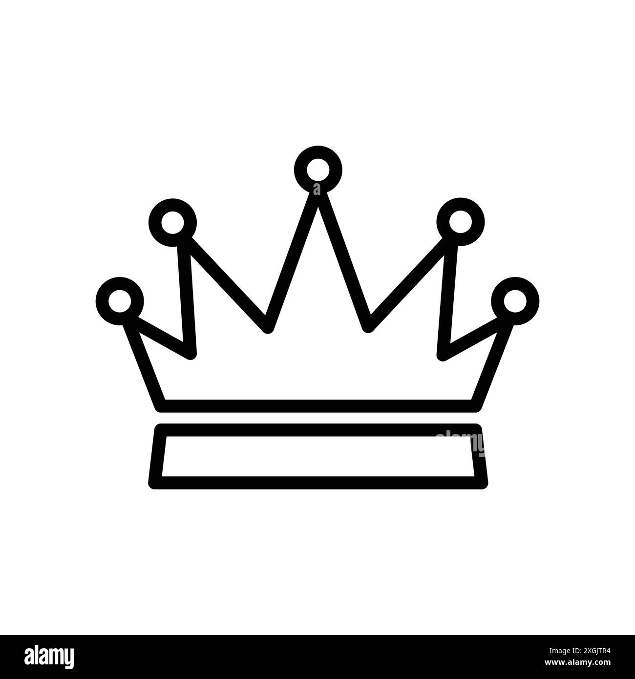 king crown icon vector logo set collection for web app ui Stock Vector ...
