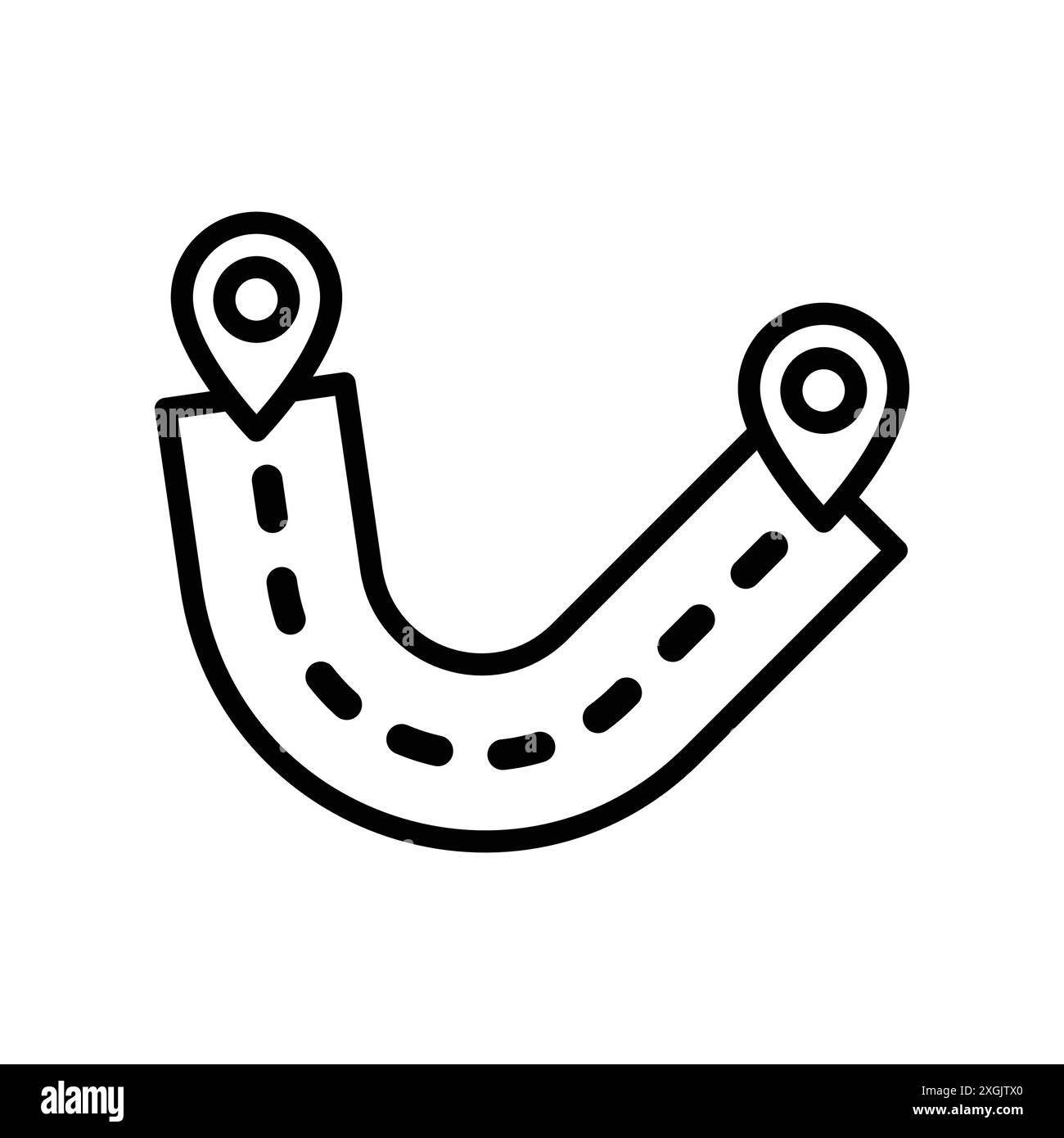 navigation route icon vector logo set collection for web app ui Stock Vector Image & Art - Alamy