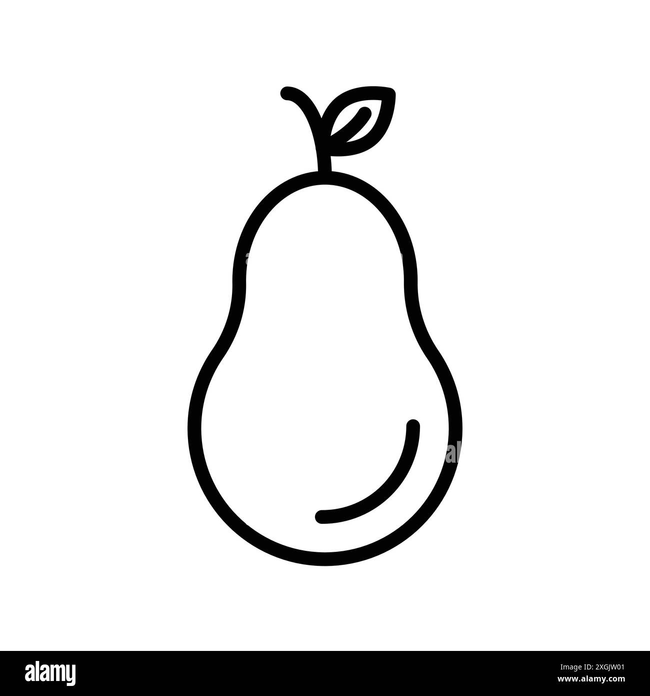 Pear icon vector logo set collection for web app ui Stock Vector Image ...