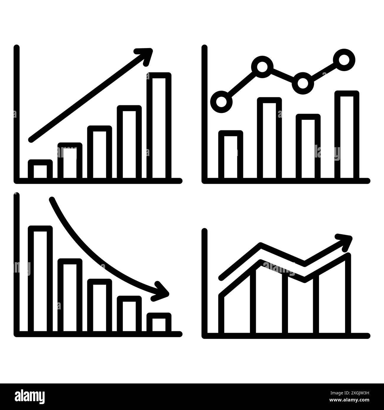 graph chart icon vector logo set collection for web app ui Stock Vector ... graph chart icon vector logo set collection for web app ui Stock Vector ...