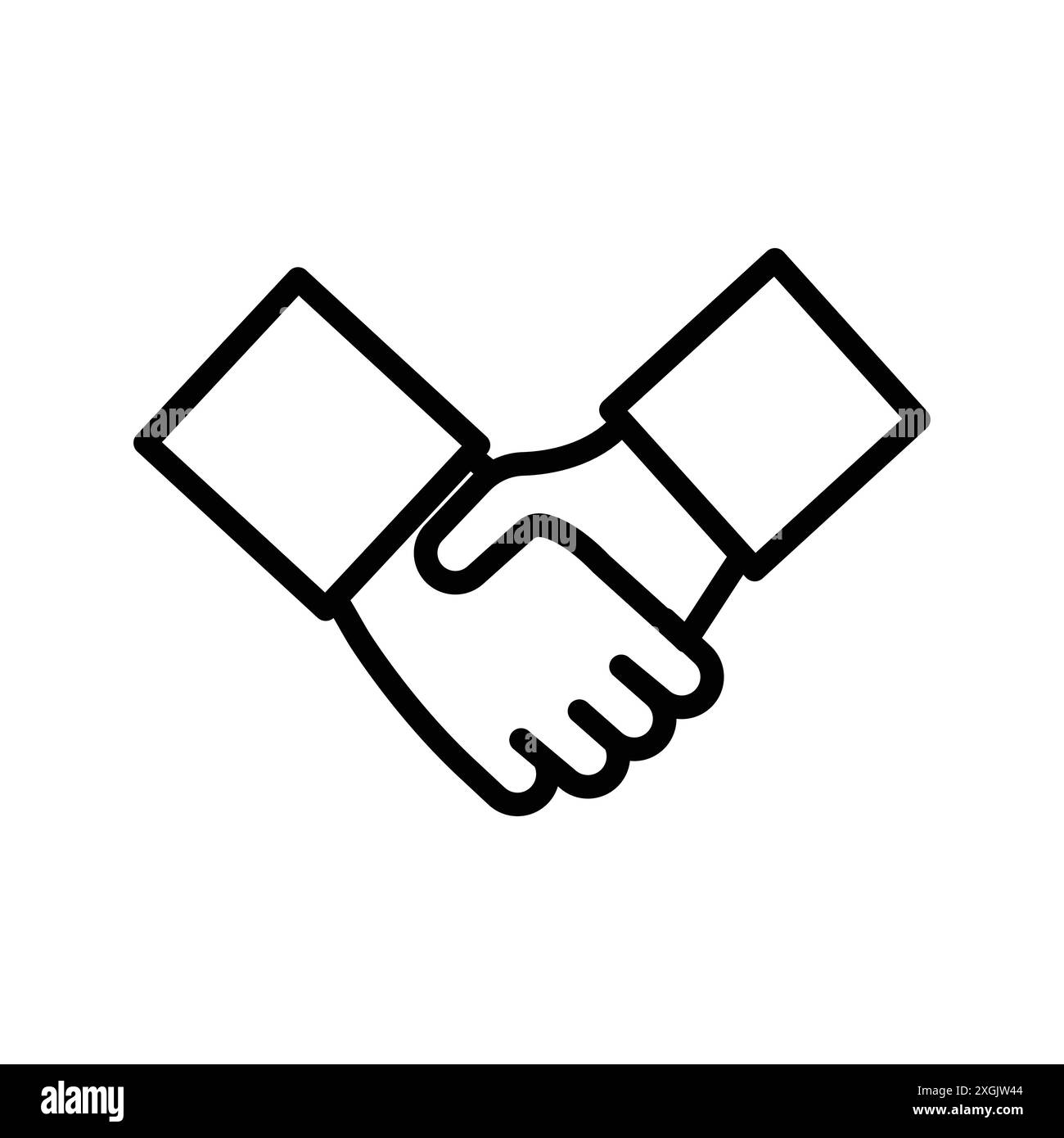 Handshake icon vector logo set collection for web app ui Stock Vector ...