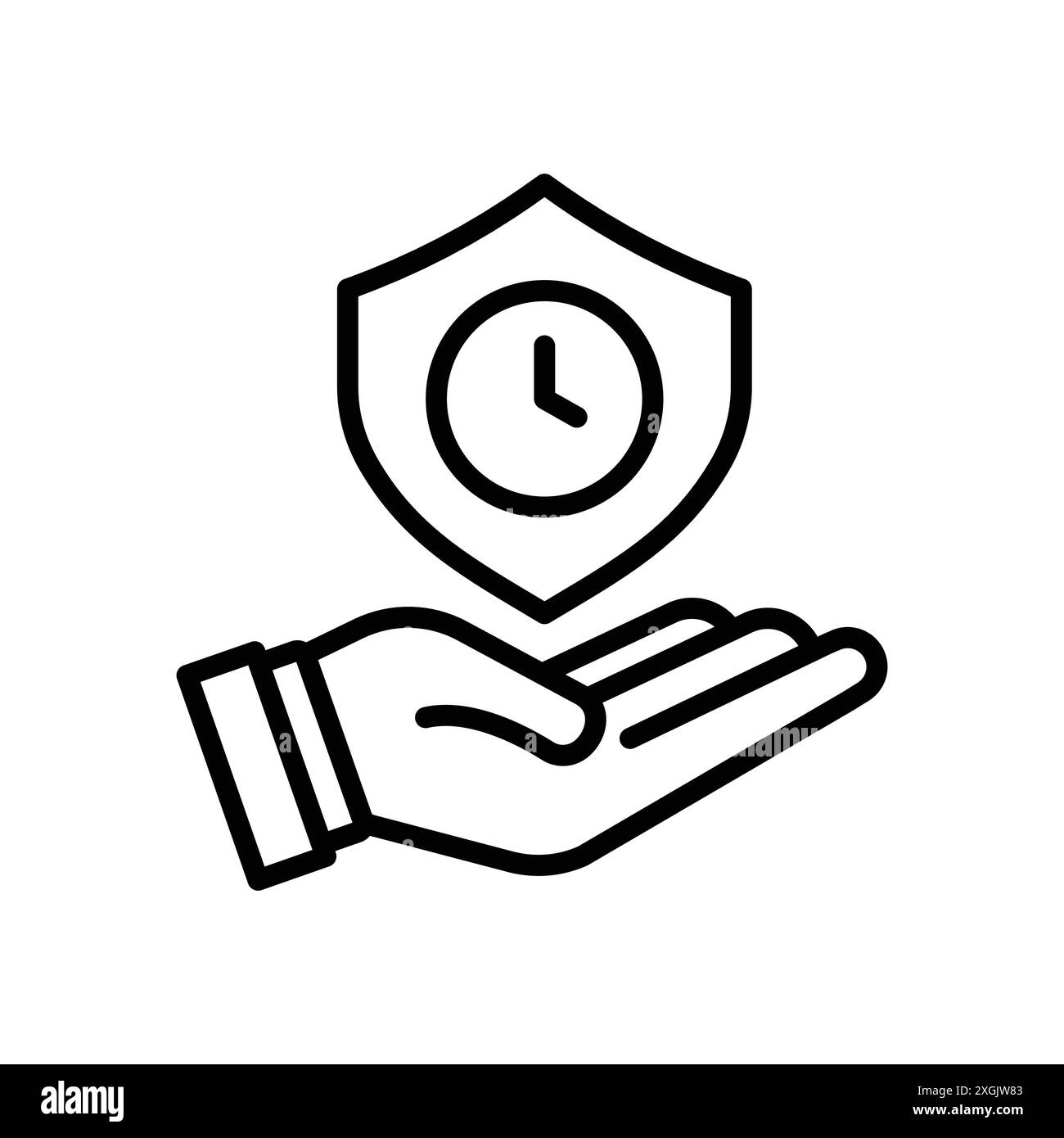 save or care time icon vector logo set collection for web app ui Stock ...