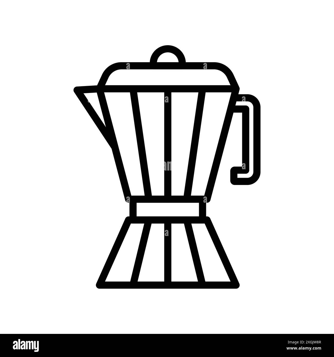 moka pot icon vector logo set collection for web app ui Stock Vector ...
