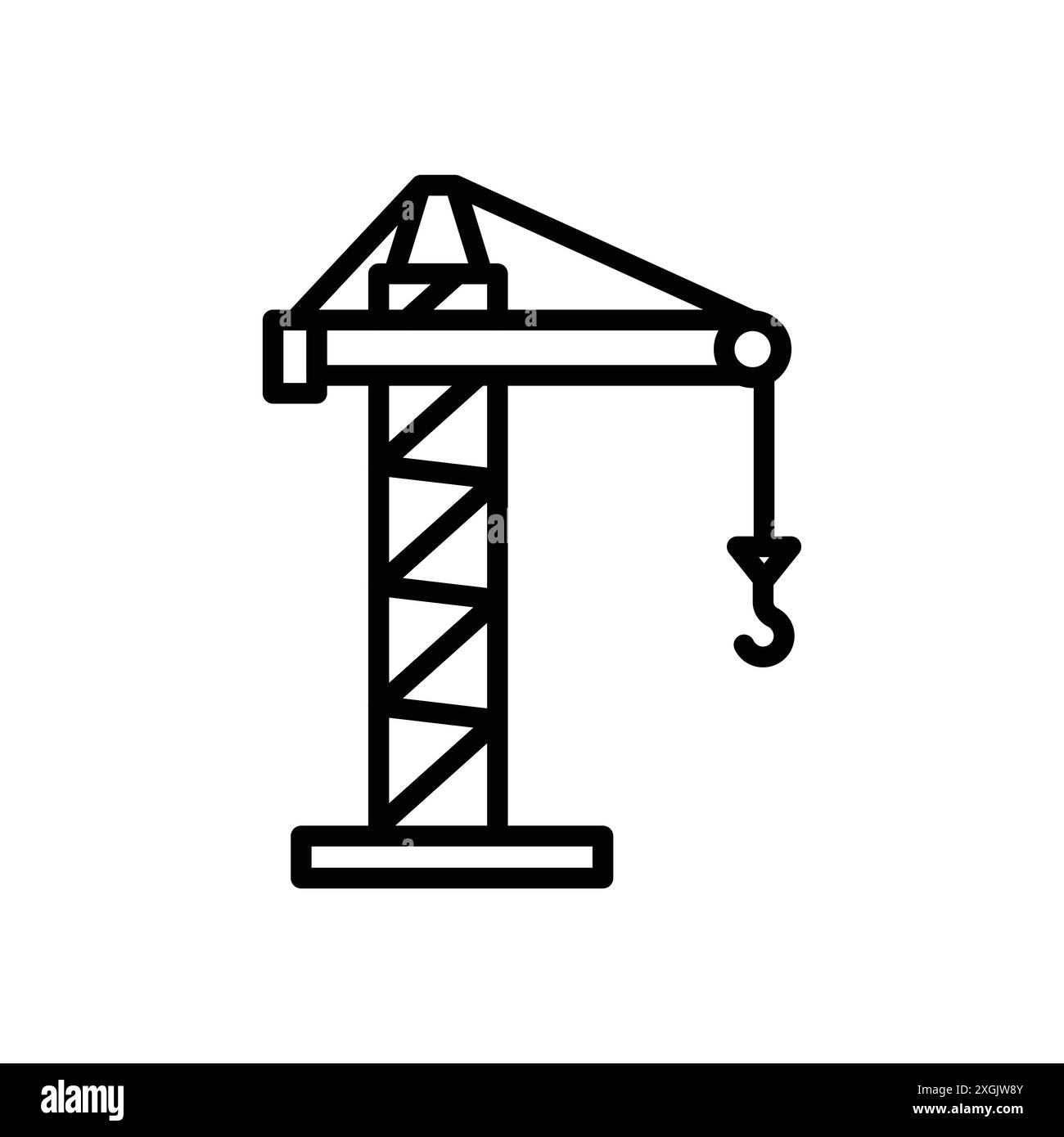 crane icon vector logo set collection for web app ui Stock Vector Image ...