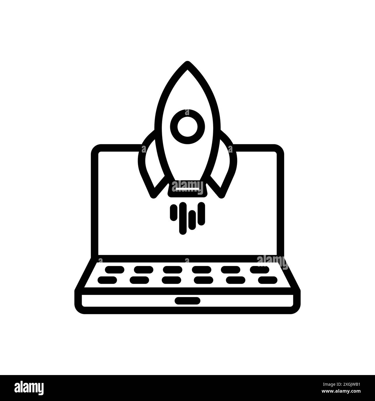 Rocket Spaceship Startup icon vector logo set collection for web app ui ...